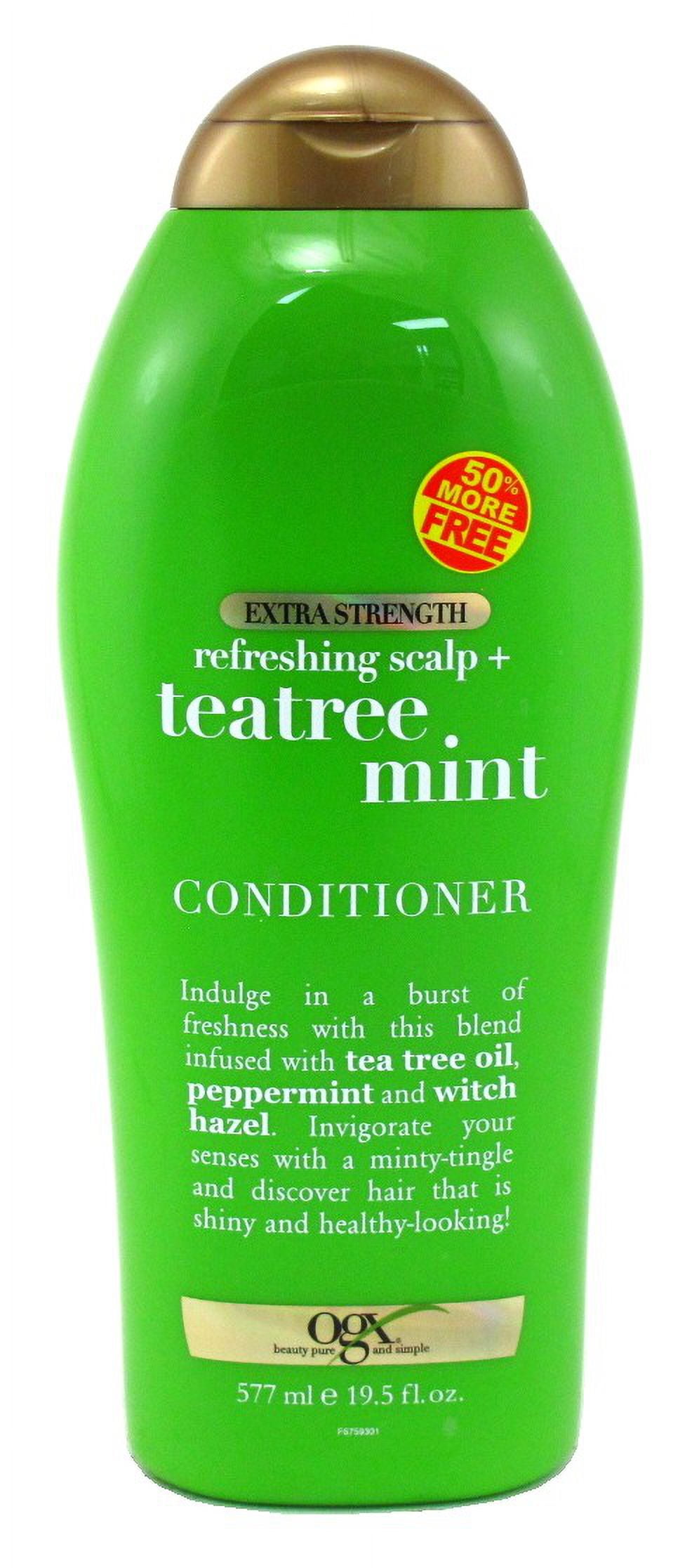 Ogx Conditioner Tea Tree Mint Extra Strength 19.5oz Bonus (Pack of 3 ...