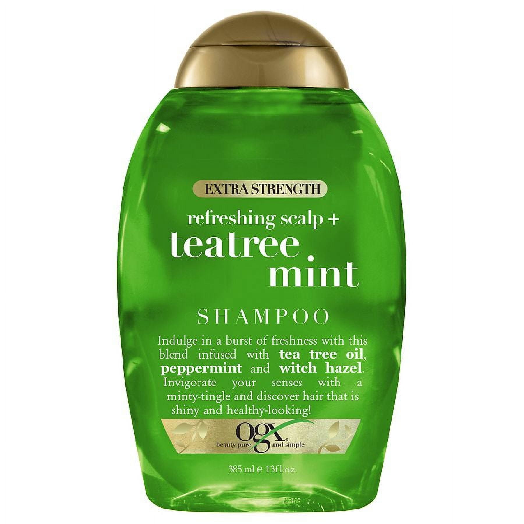 OGX Tea Tree Mint Extra Strength Shampoo 13.0 oz. Pack of 3 - Walmart.com