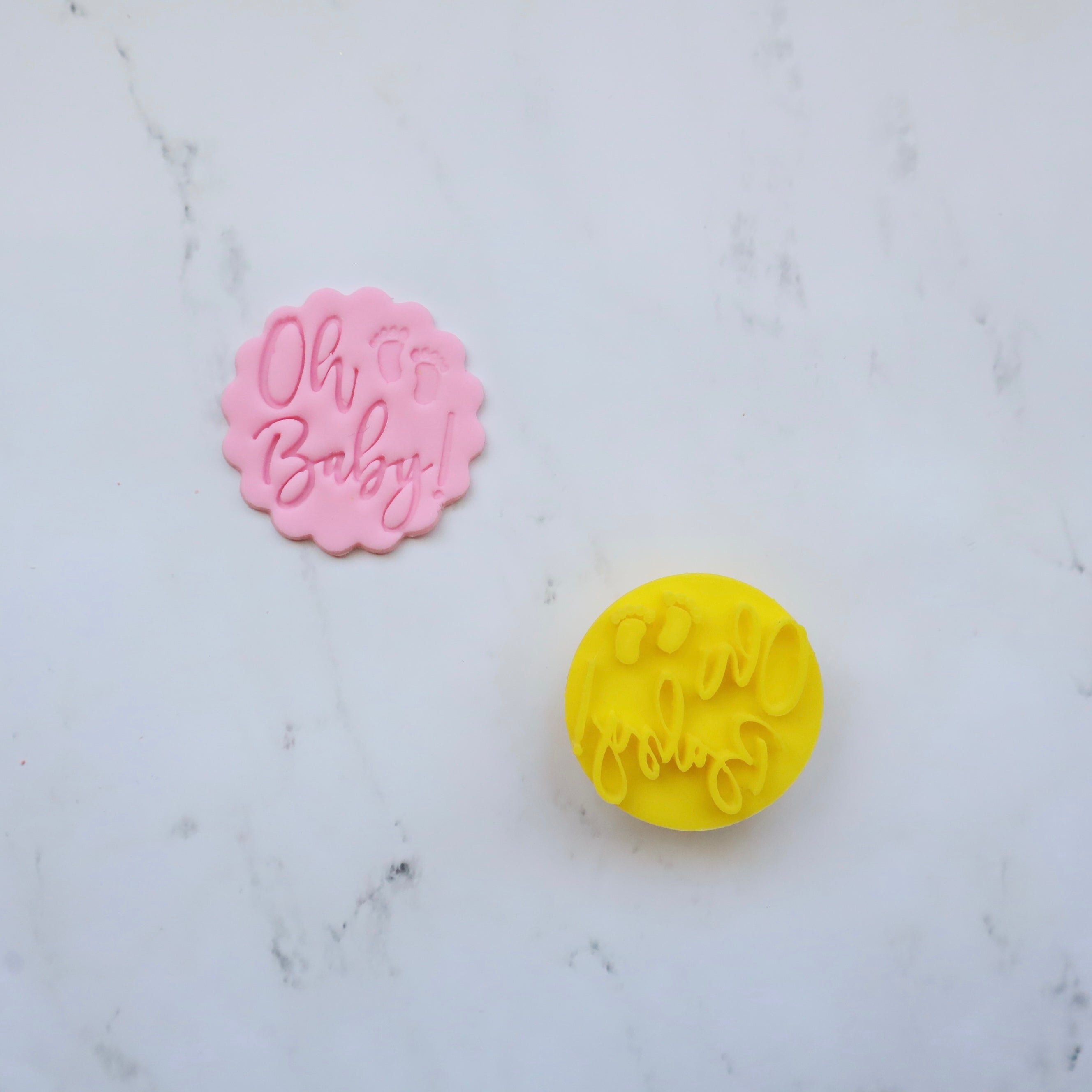 OH BABY CURSIVE WITH FEET EMBOSSER - Walmart.com