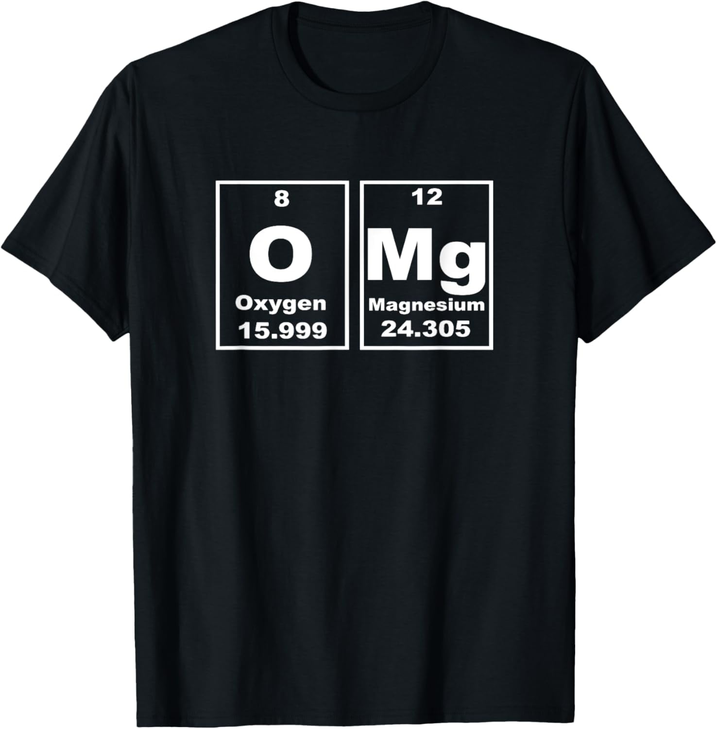 OH MY GOD Periodically Science Joke Nerdy Periodic Table OMG T-Shirt ...