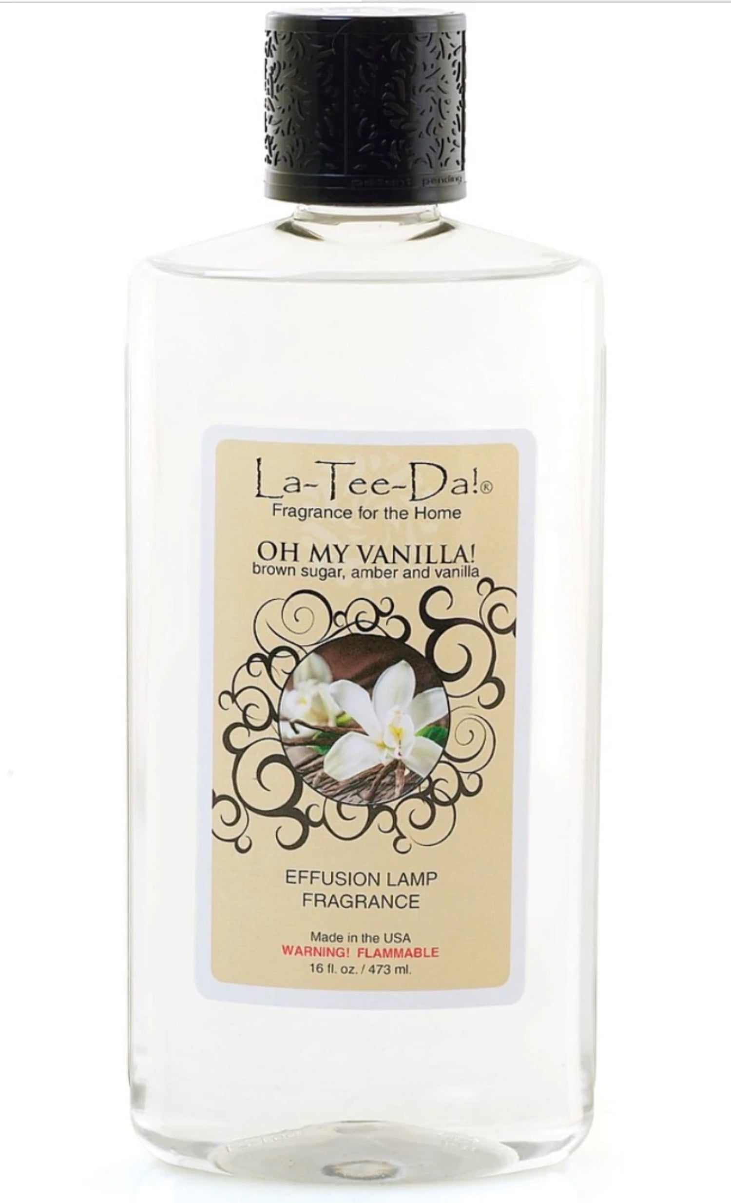 OH MY VANILLA La-Tee-Da Effusion & Fragrance Lamp Oil Refills - 16 oz ...