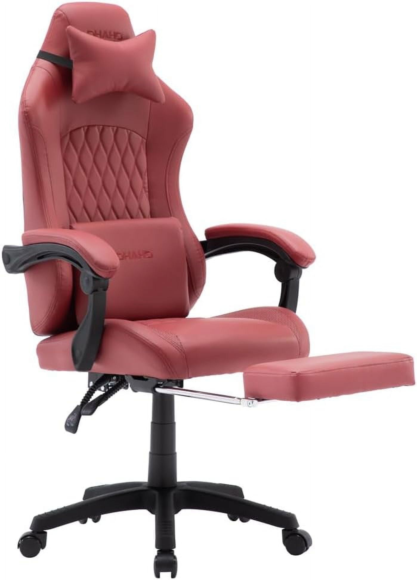OHAHO Gaming Chair Computer Chair with Footrest and Lumbar Support ...