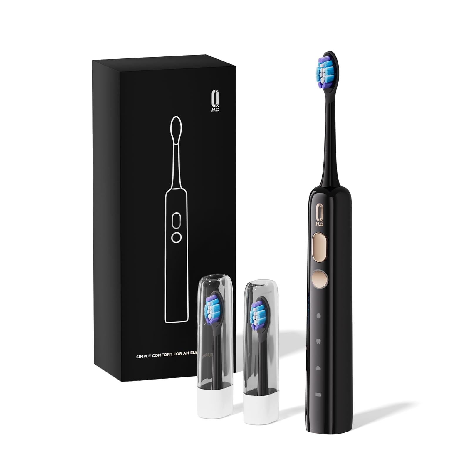 OHB Sonic Electric Toothbrush, RRF12 2025 Upgraded Oscillation & Electric Toothbrush for Adults ...