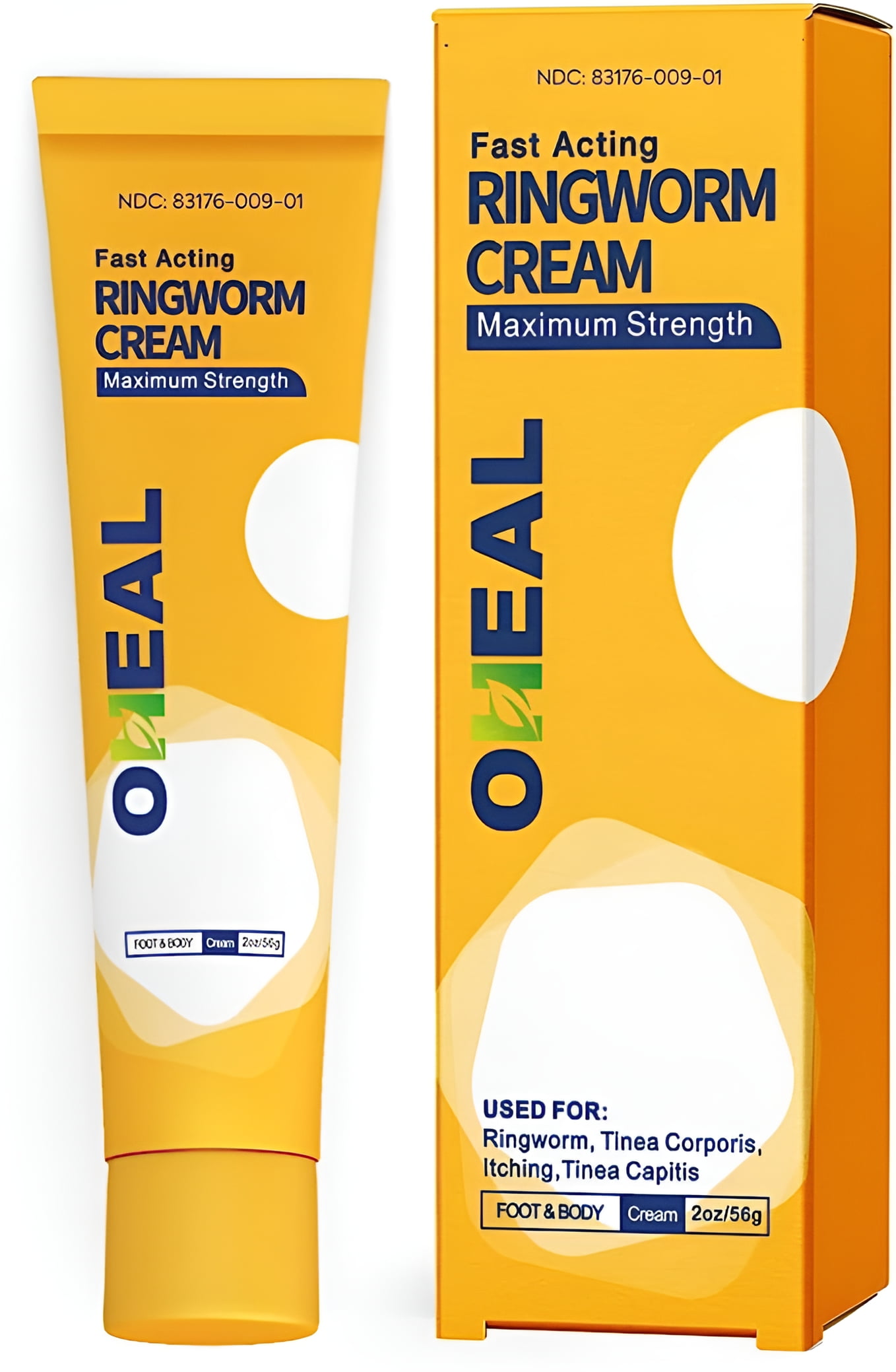OHEAL Anti-Fungal Medicine, Ringworm & Athletes Foot Cure, Extra ...