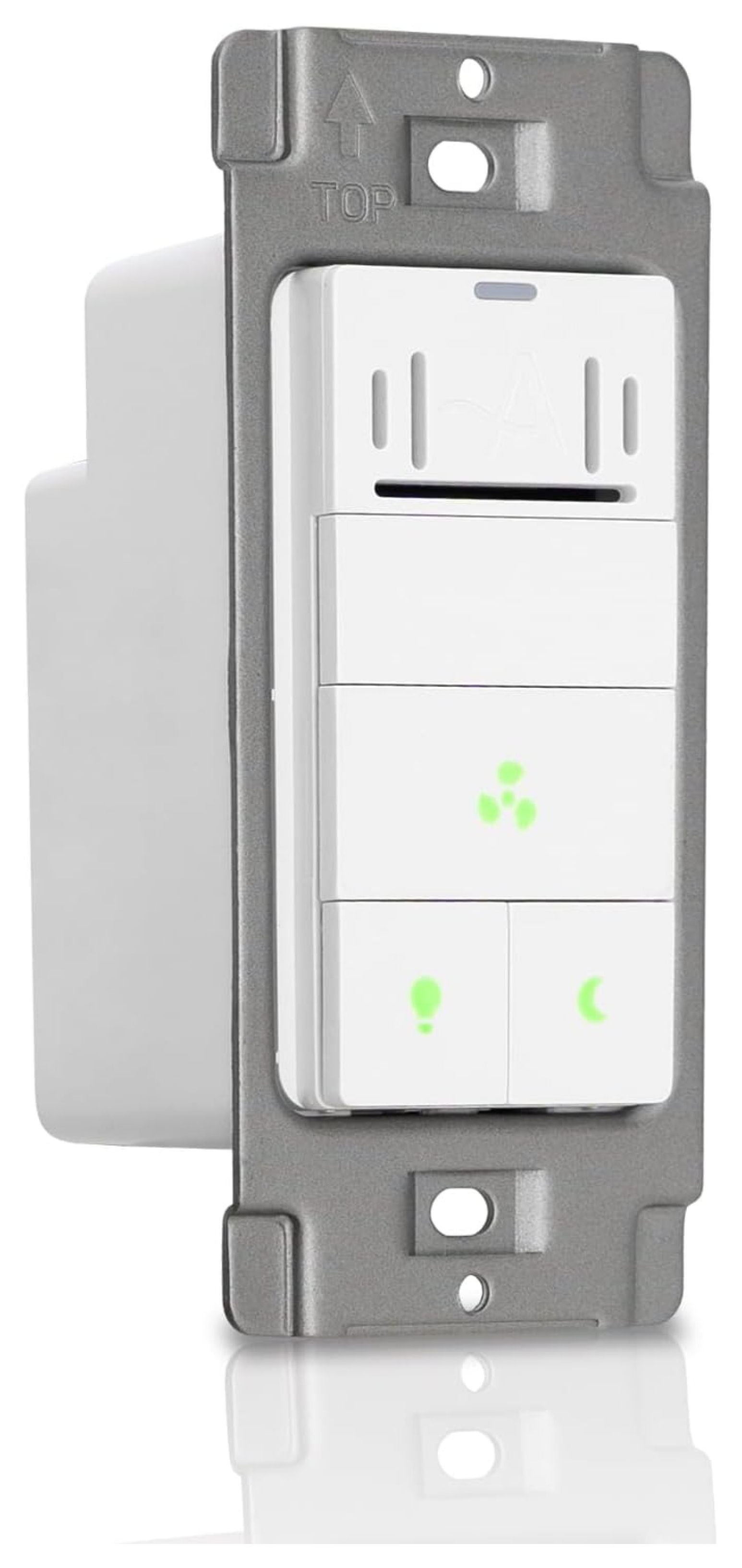 OHHA Humidity Sensor Switch for Bathroom Exhaust Fan with Light, LED ...