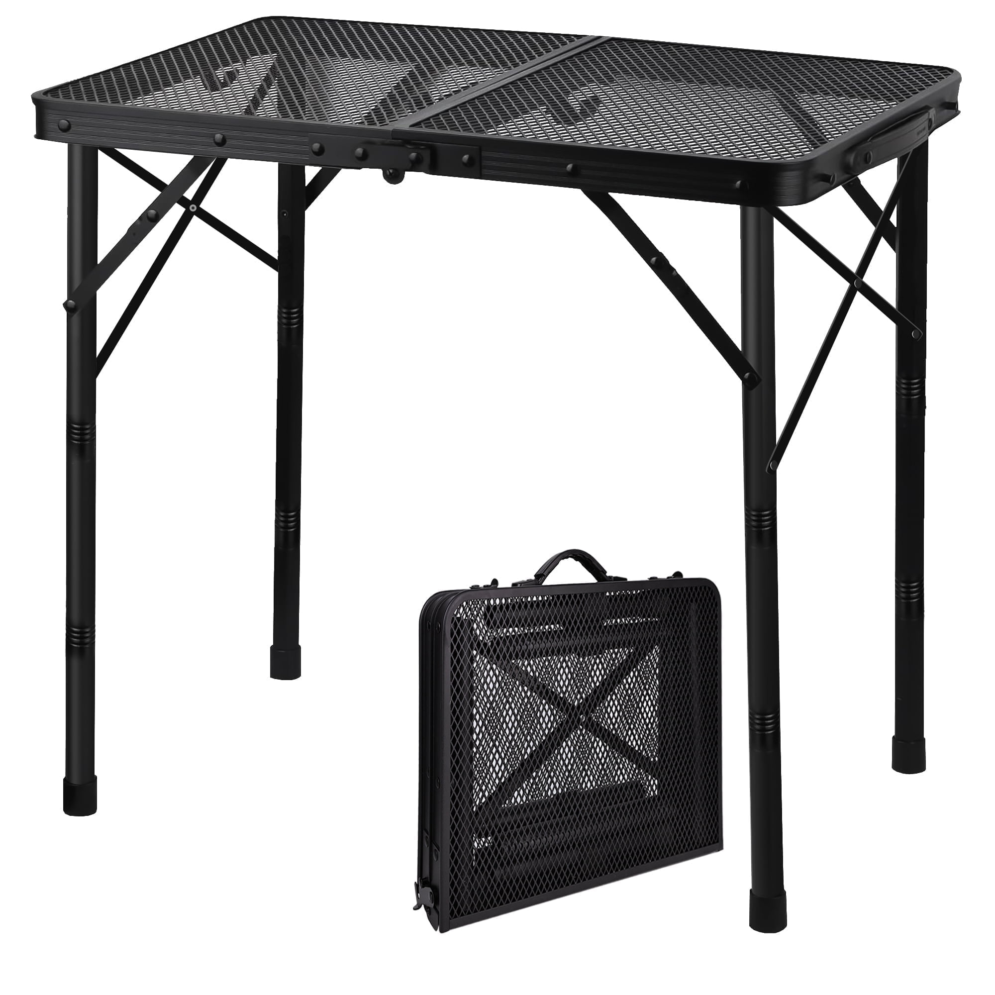 OHHANI Camping Table, Folding Grill Table 2Ft, Portable Outdoor BBQ ...