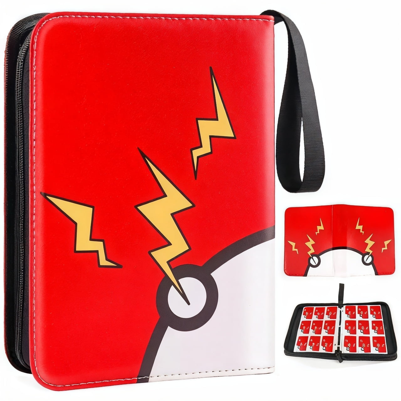 OHHLIHOME Pokemon Card Holder - 9-Pocket Zipper Binder with 50 ...
