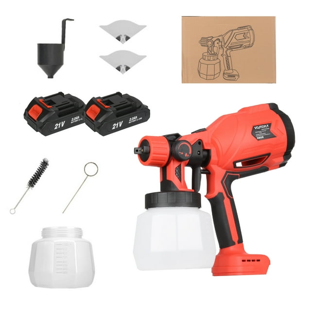 OHHSUN Paint Sprayer - Cordless Paint Sprayer Handheld Paint Spray Gun ...