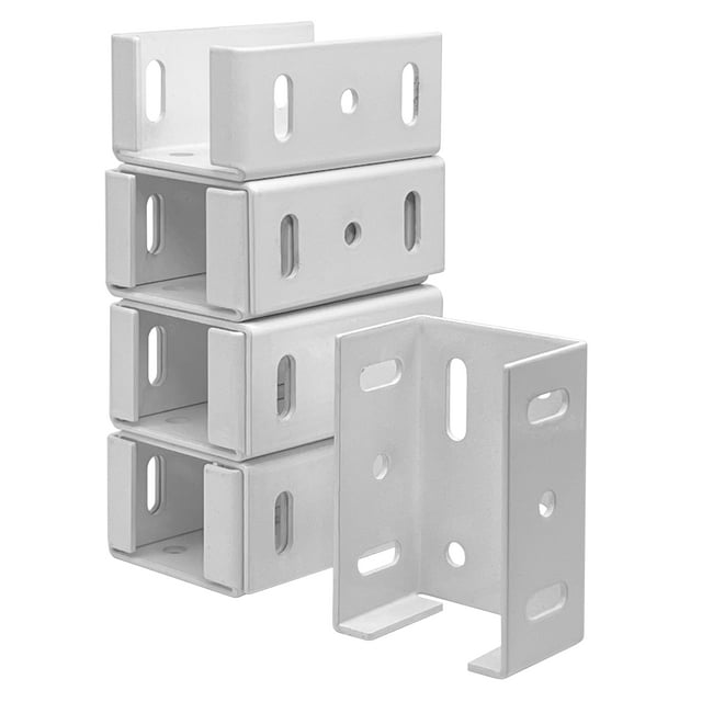 OHIY Heavy Duty Aluminum Fence Bracket for Vinyl Fencing, Mount ...