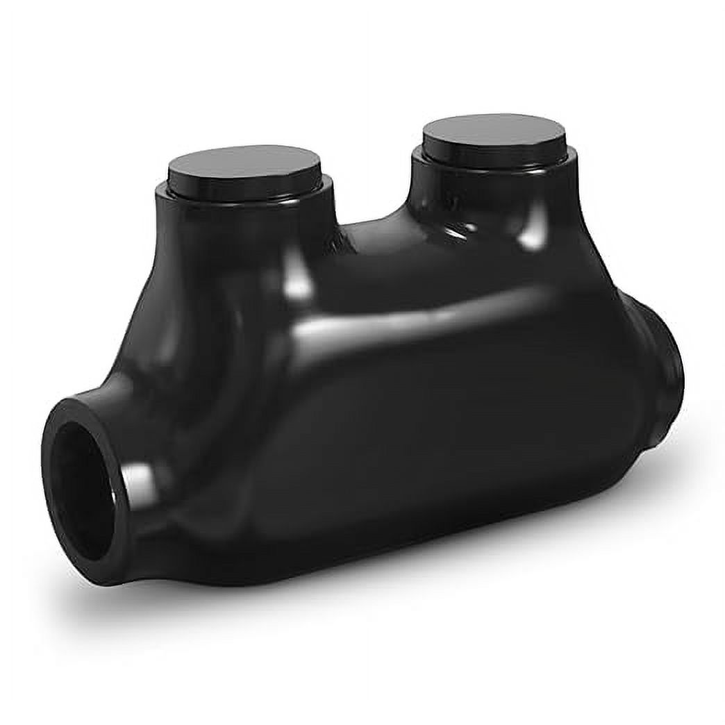 OHLECTRIC Black Insulated Electrical Power in-Line Splice Connector - 2 ...