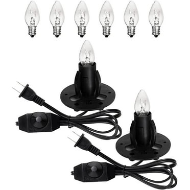 Woods L-12 Work Light Replacement T-3 Bulbs with Hard Case, 500W, 3 ...