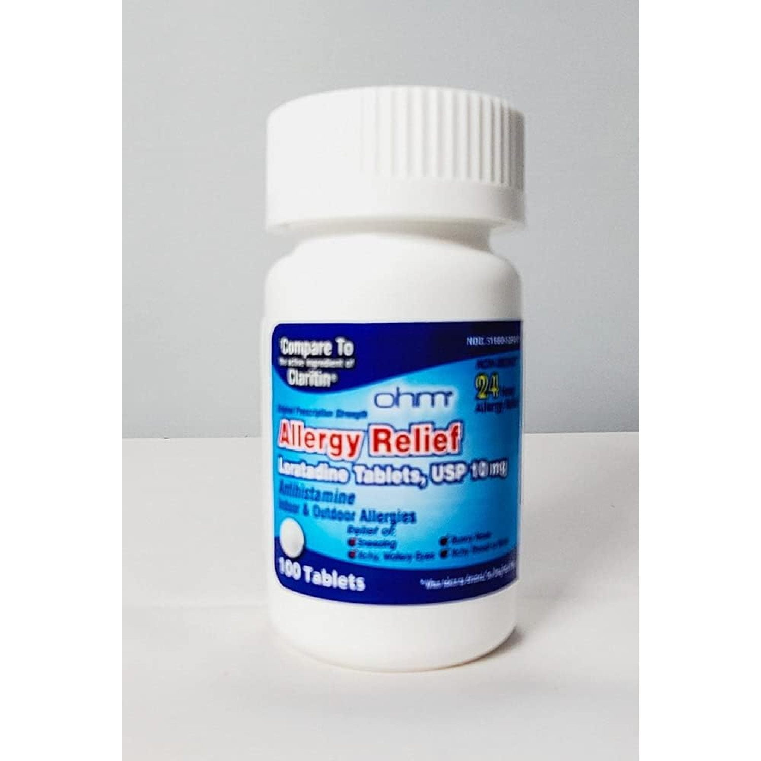 OHM Loratadine 10mg Tablets, 100 Count - Walmart.com