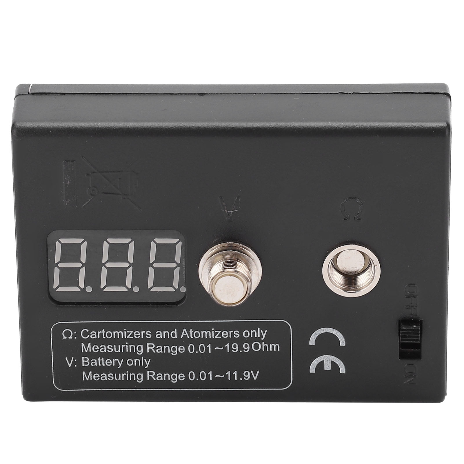 OHM Meter Resistance Tester - Durable Atomizer Coil Testing Tool ...