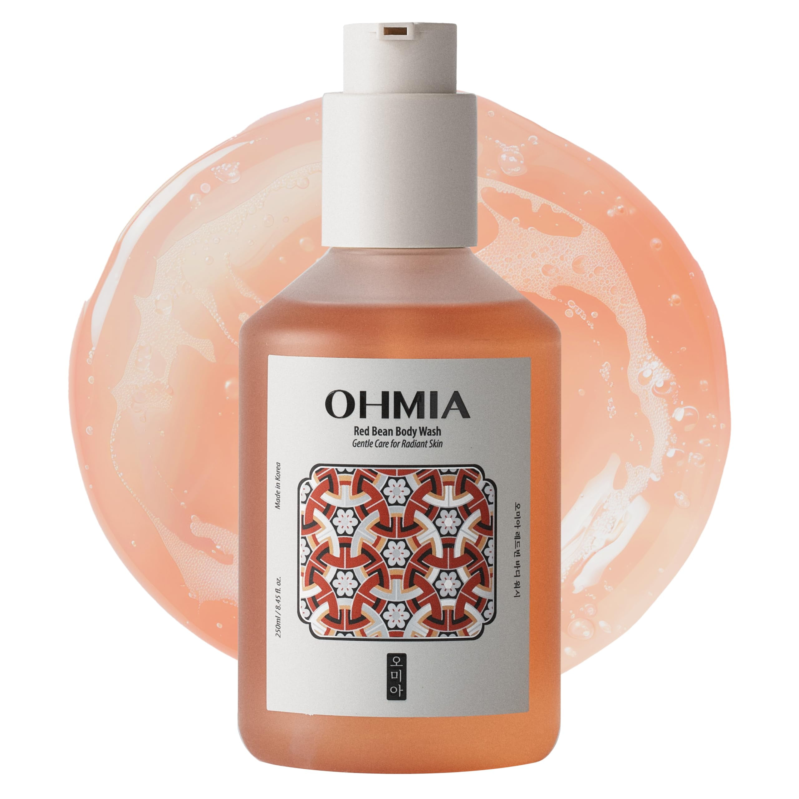 OHMIA Red Bean Body MZF22 Wash- Gentle Exfoliating & Hydrating K-Beauty ...