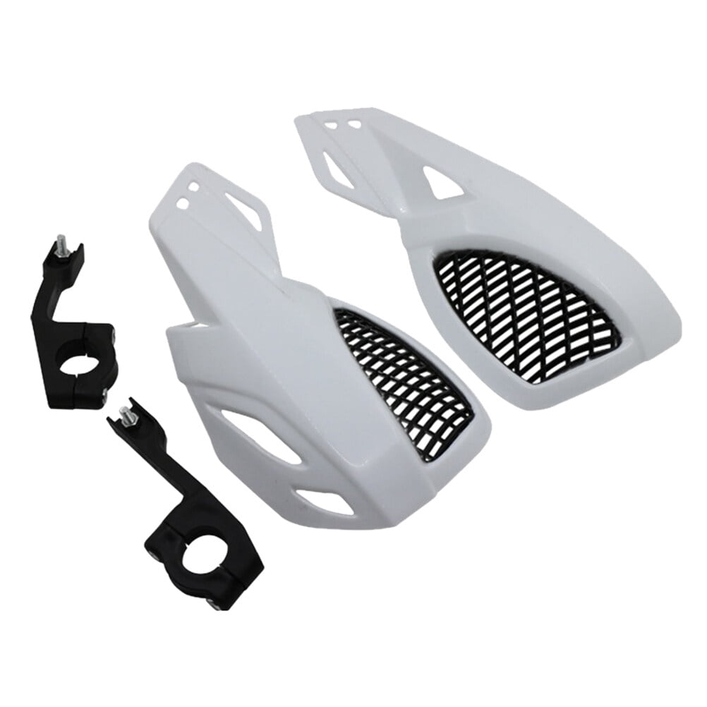 OHOIOLLA 1 Pair White Motorbike Handguard for Off-Road Riding 9.4in ...