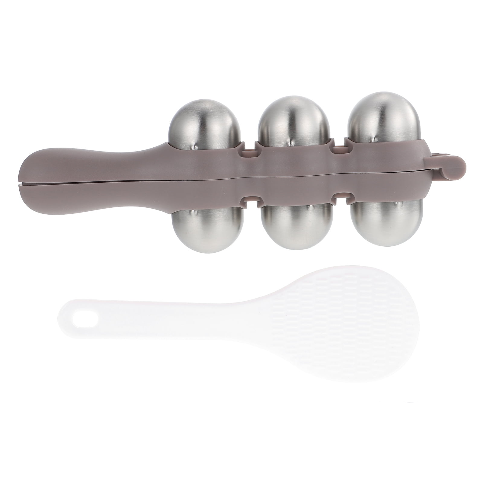 OHOIOLLA 1 Set Grey Stainless Steel Rice Ball Molds for Kitchen ...