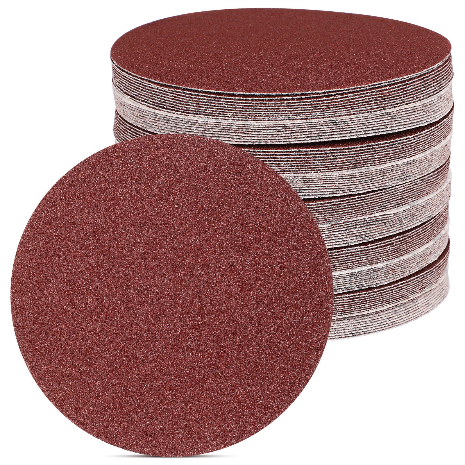 OHOIOLLA 100 Pcs Sanding Attachments for Grinder in 5 Inch Red Color ...