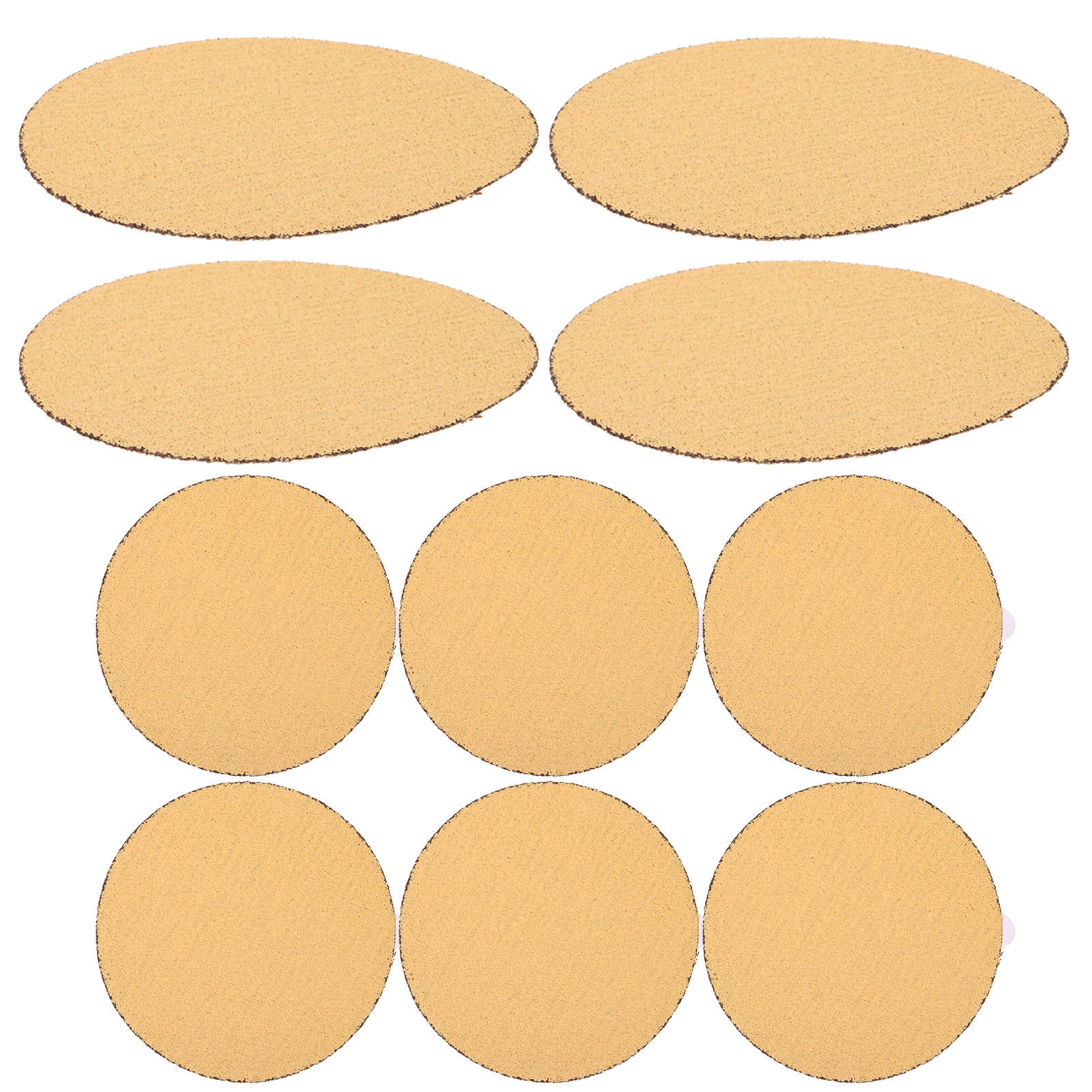 OHOIOLLA 10Pcs Orange Sanding Discs Circular Adhesive Backing for ...