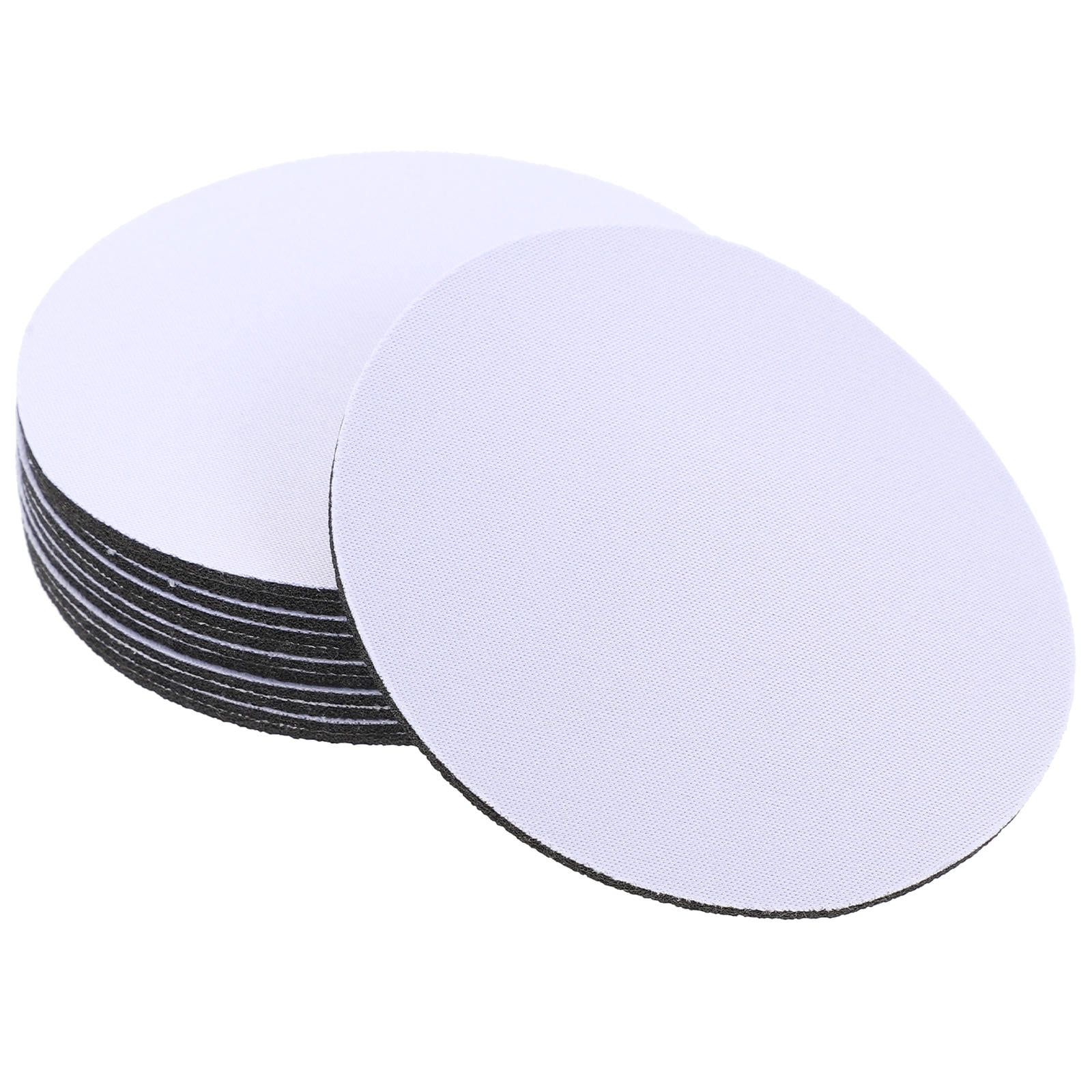OHOIOLLA 10Pcs Sublimation Blanks Coasters Round White Rubber For ...
