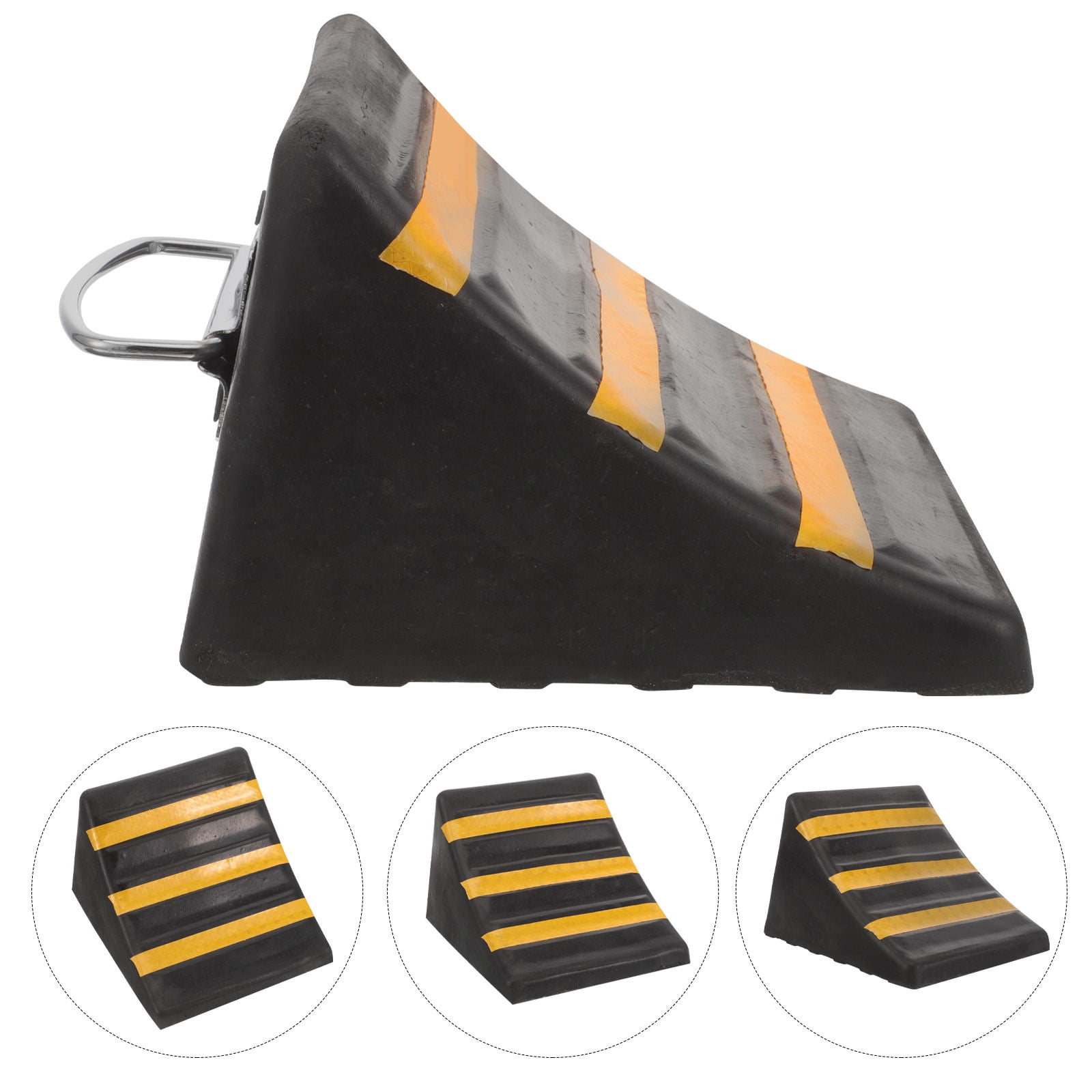 OHOIOLLA 1Pack Wheel Chock Rubber Stop Control Tire Block for Car ...