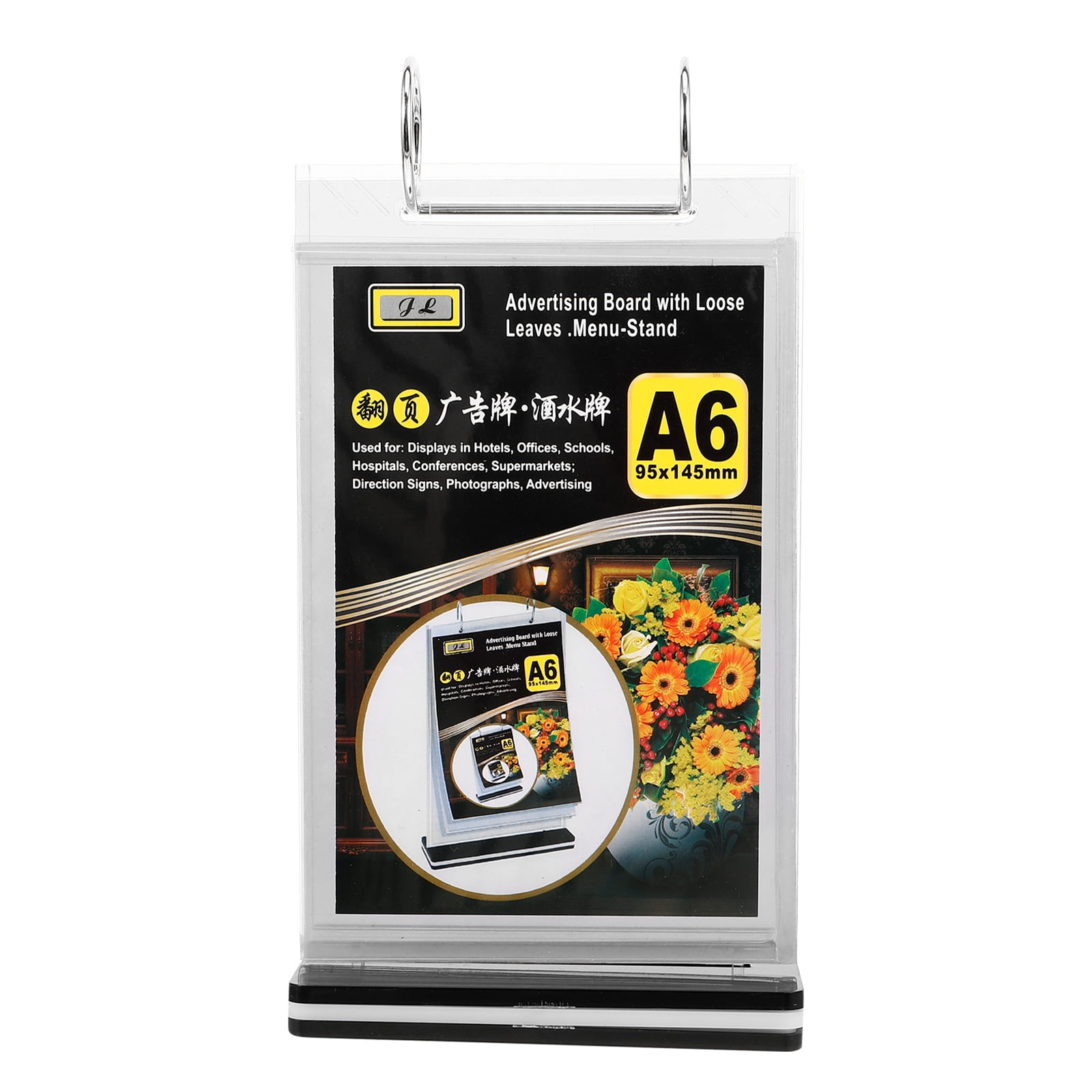 OHOIOLLA 1Pcs A6 Size Picture Stands for Table with Clear Poster ...