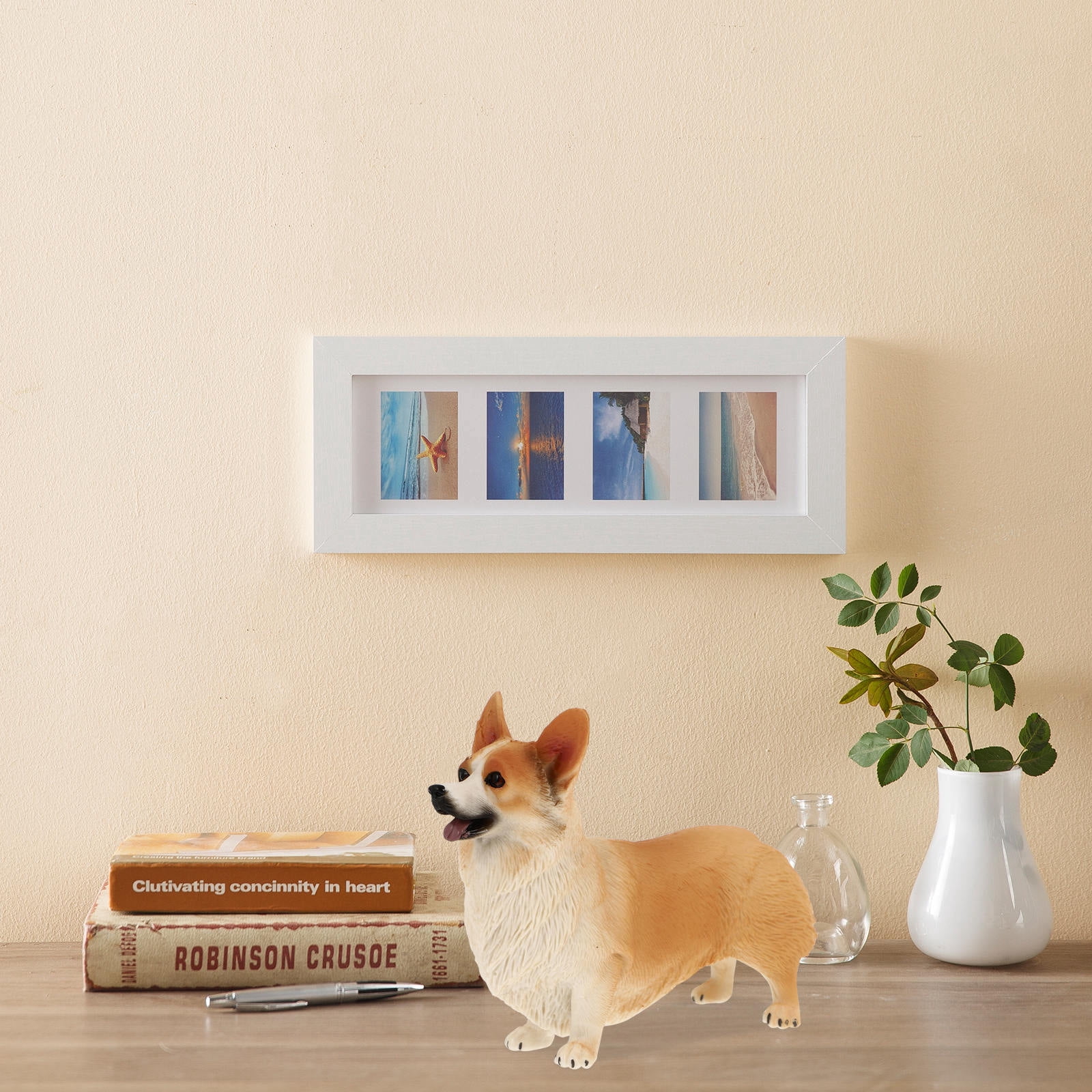 OHOIOLLA 1Pcs Corgi Miniature Multi Color Plastic Resin Home Office Car ...
