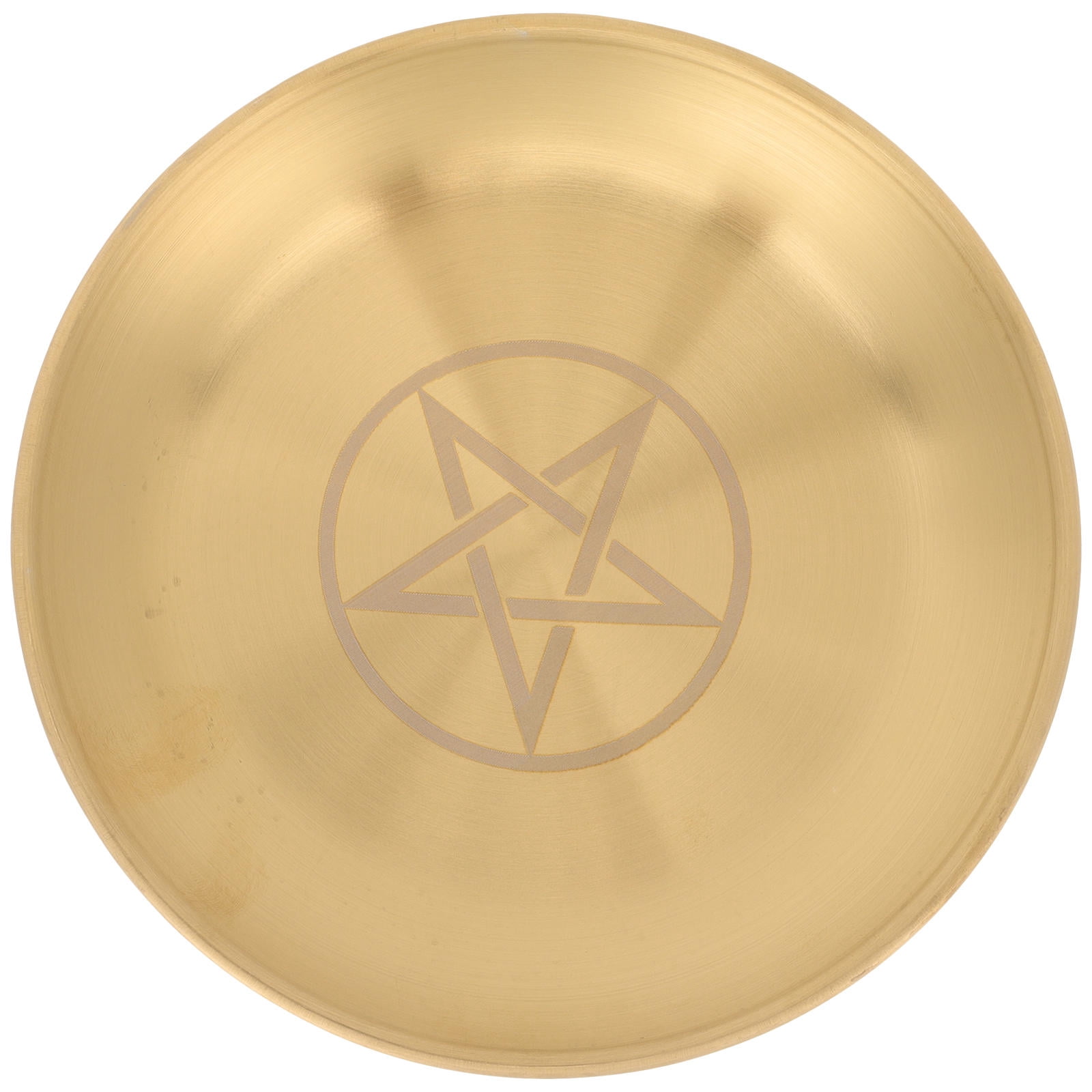 OHOIOLLA 1Set Golden Copper Pentagram Altar Tray for Religious ...