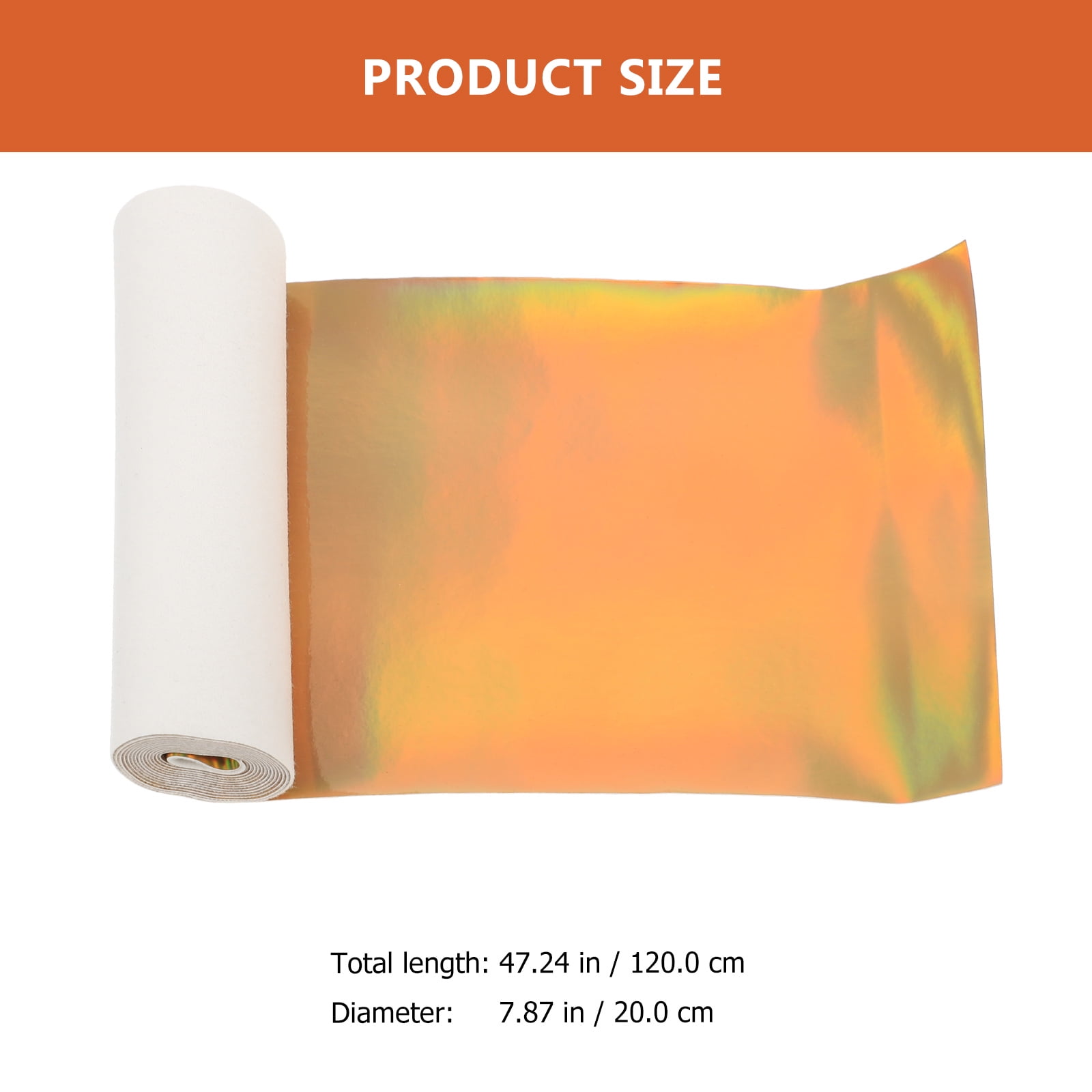 OHOIOLLA 1Set Golden Iridescent Craft Fabric with Rectangular Shape for ...