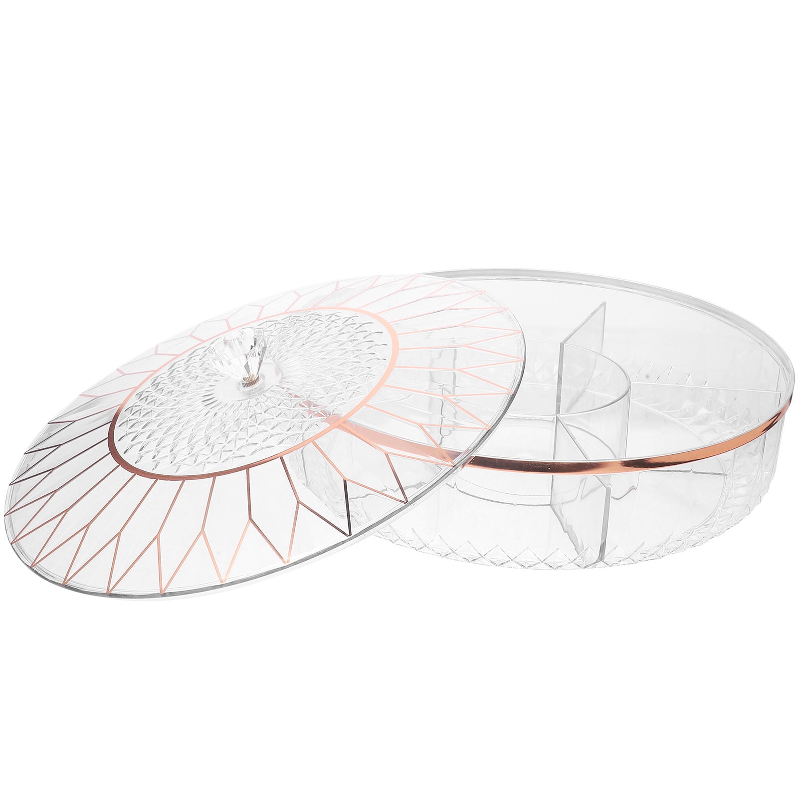 OHOIOLLA 1Set Snack Platter Divided Serving Tray with Lid for Catering ...