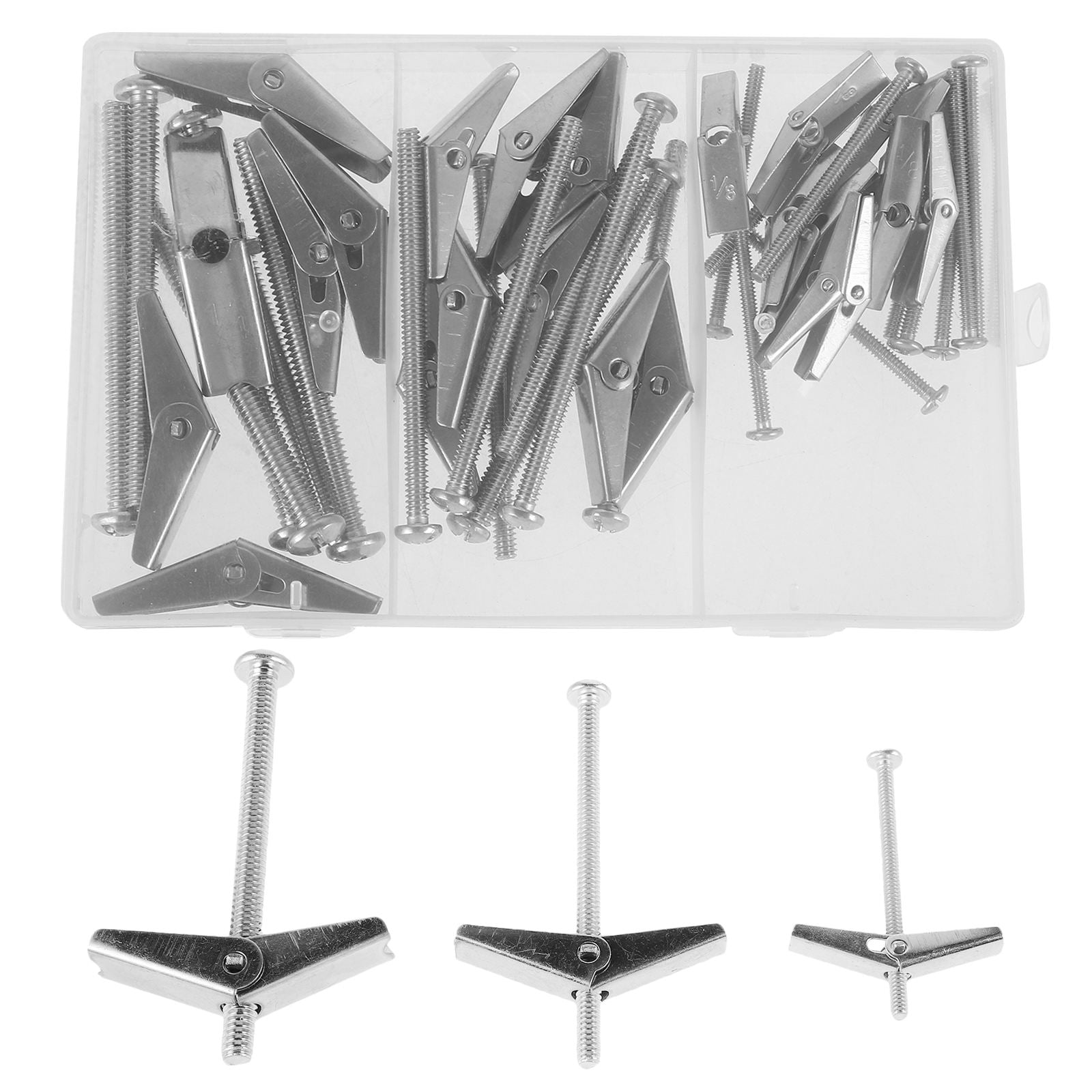 OHOIOLLA 24Pcs Toggle Bolts for Drywall Toggle Bolts Set for Wall ...