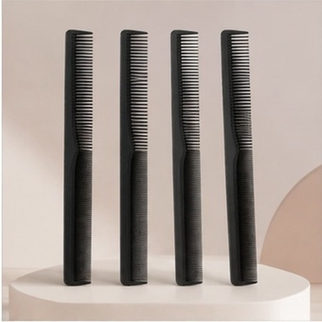 OHOIOLLA 25Pcs Fringe Comb for Hair Cutting Session, Black Hair Comb ...