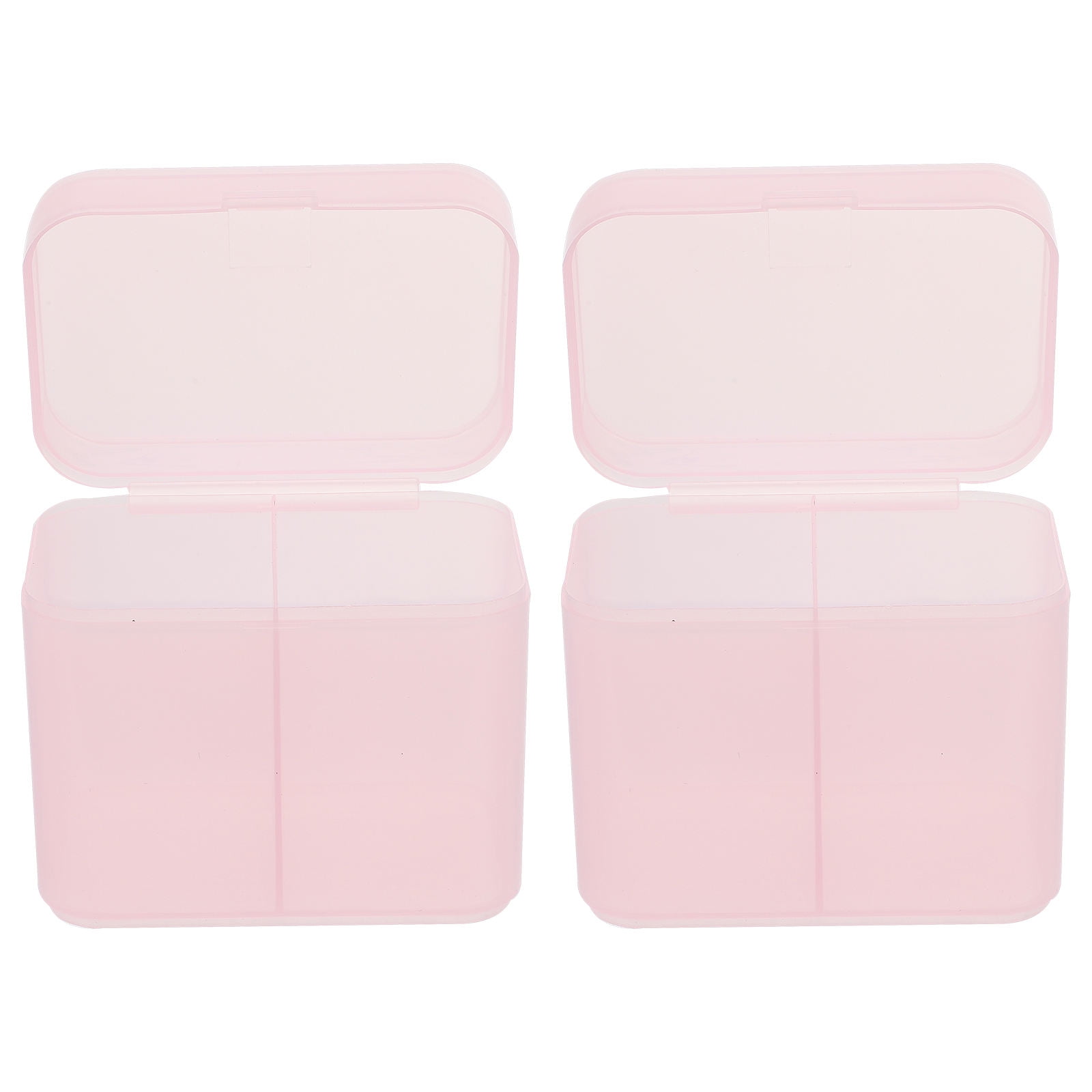 OHOIOLLA 2Pack Nail Storage Container For Home Use With Oval Corners In ...