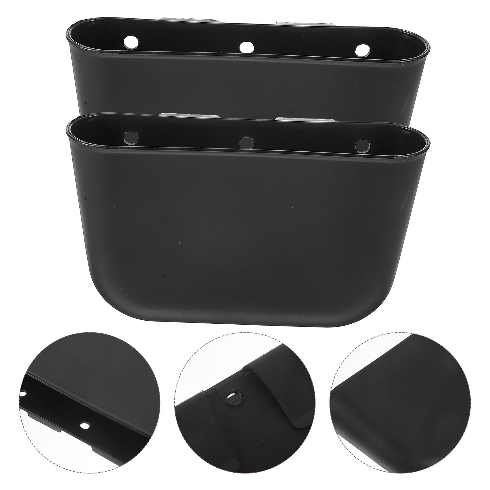 OHOIOLLA 2Pcs Automotive Trash Can with Sleek Exterior for Multi ...