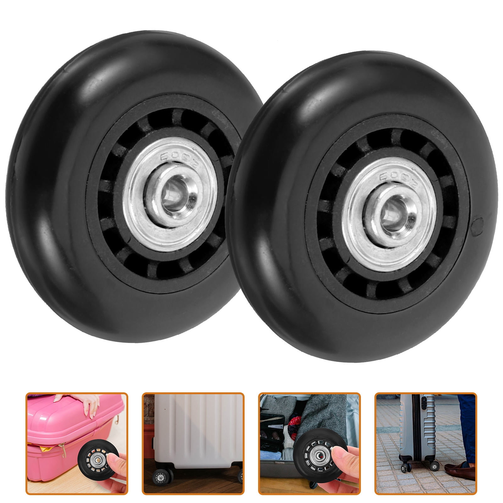 OHOIOLLA 2Pcs Swivel Caster Luggage Wheel Spare Part for Suitcase ...