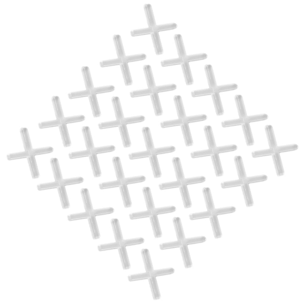 OHOIOLLA 30Pack White Pe Cross Shaped Tile Spacer Leveling System Tools ...