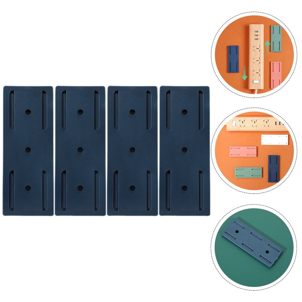 OHOIOLLA 4Pcs Abs Socket Holders For Home And Office Use Wall Safe ...