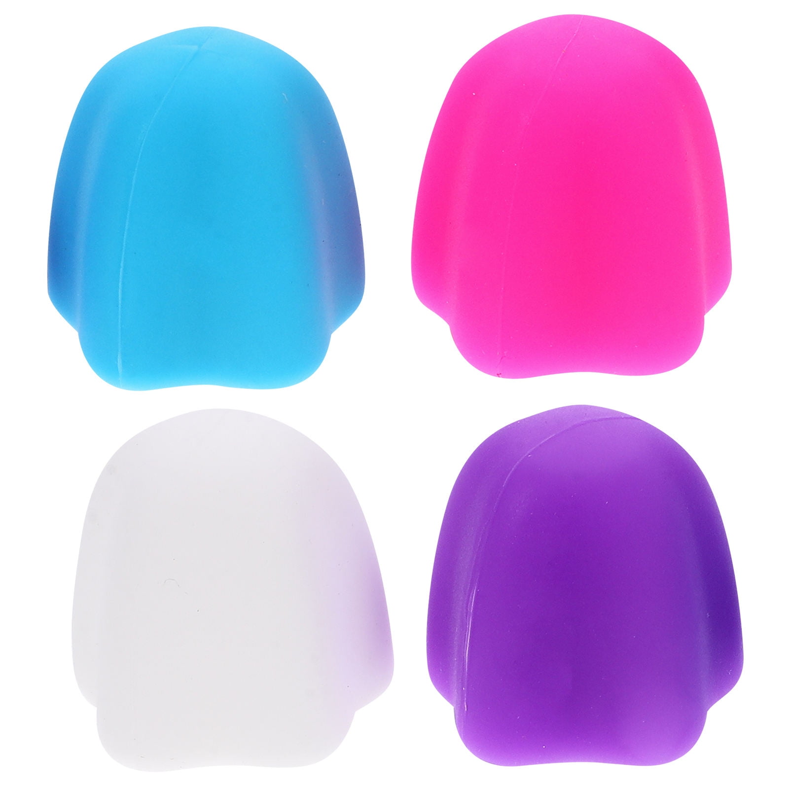 OHOIOLLA 4Pcs Purple White Blue Rose Red Toothpaste Caps for Bathroom ...