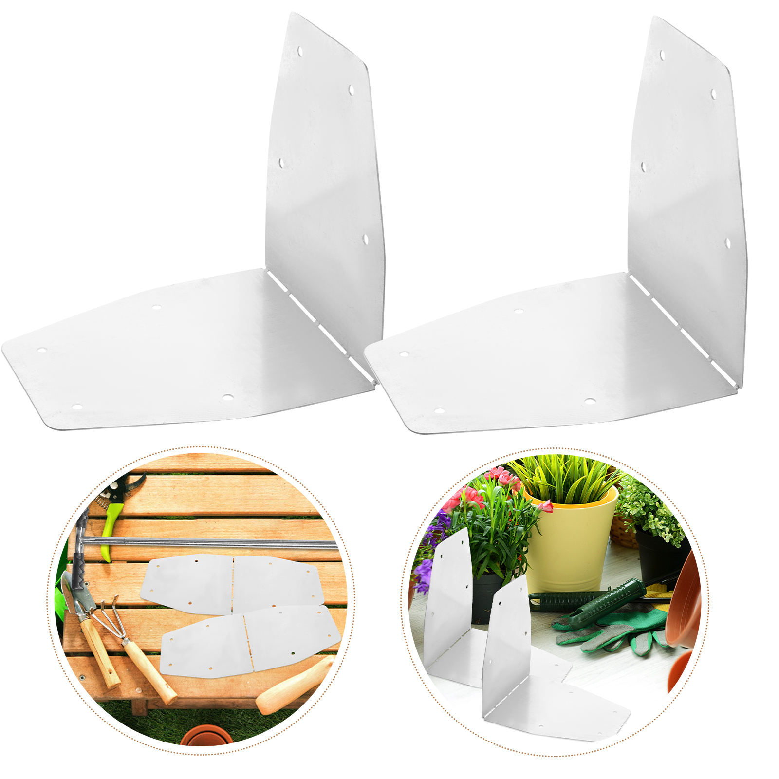 OHOIOLLA 4Set Metal Corner Brackets for Furniture with Simple Design ...