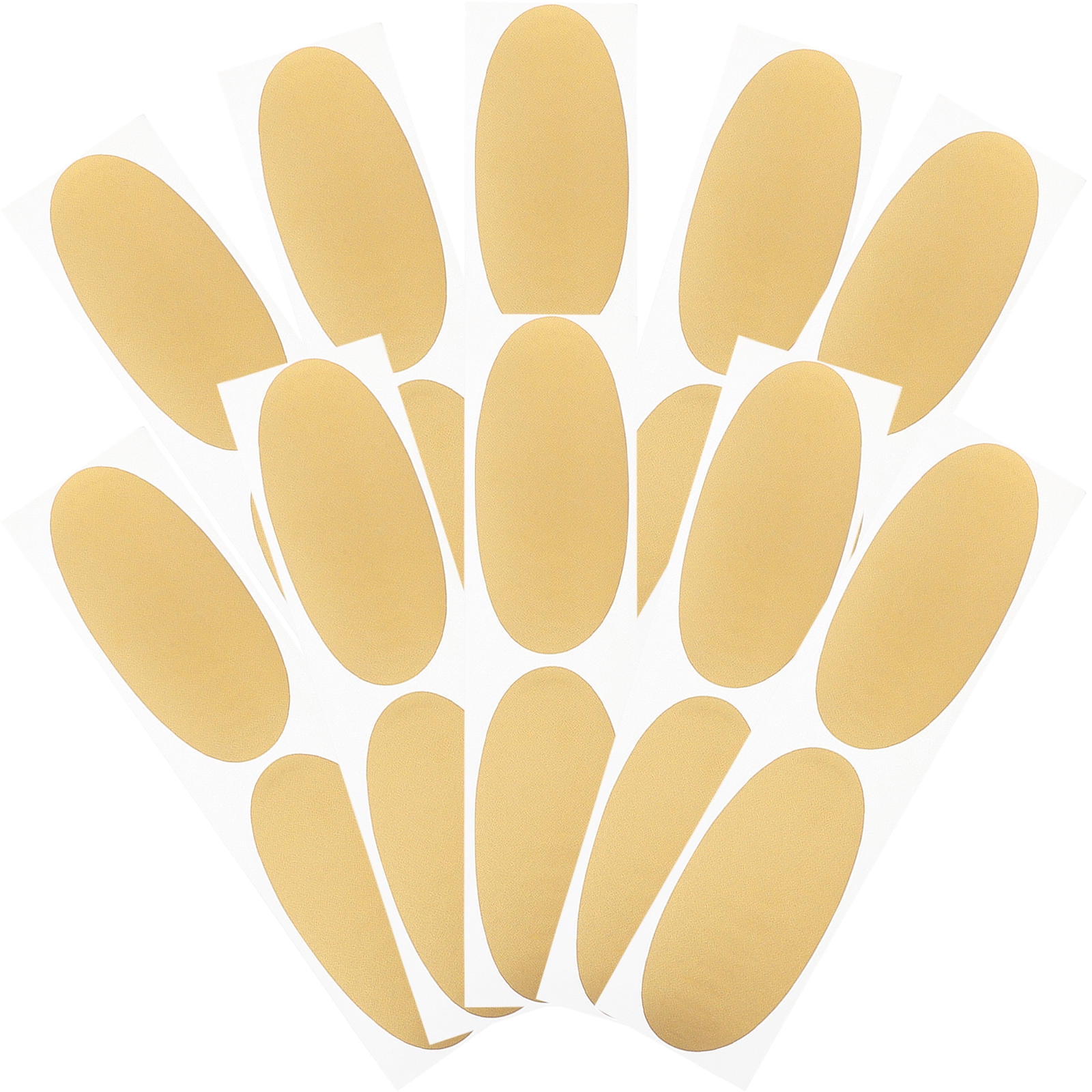 OHOIOLLA 50Pcs Golden Oval Scratch Off Stickers for Wedding Invitations ...