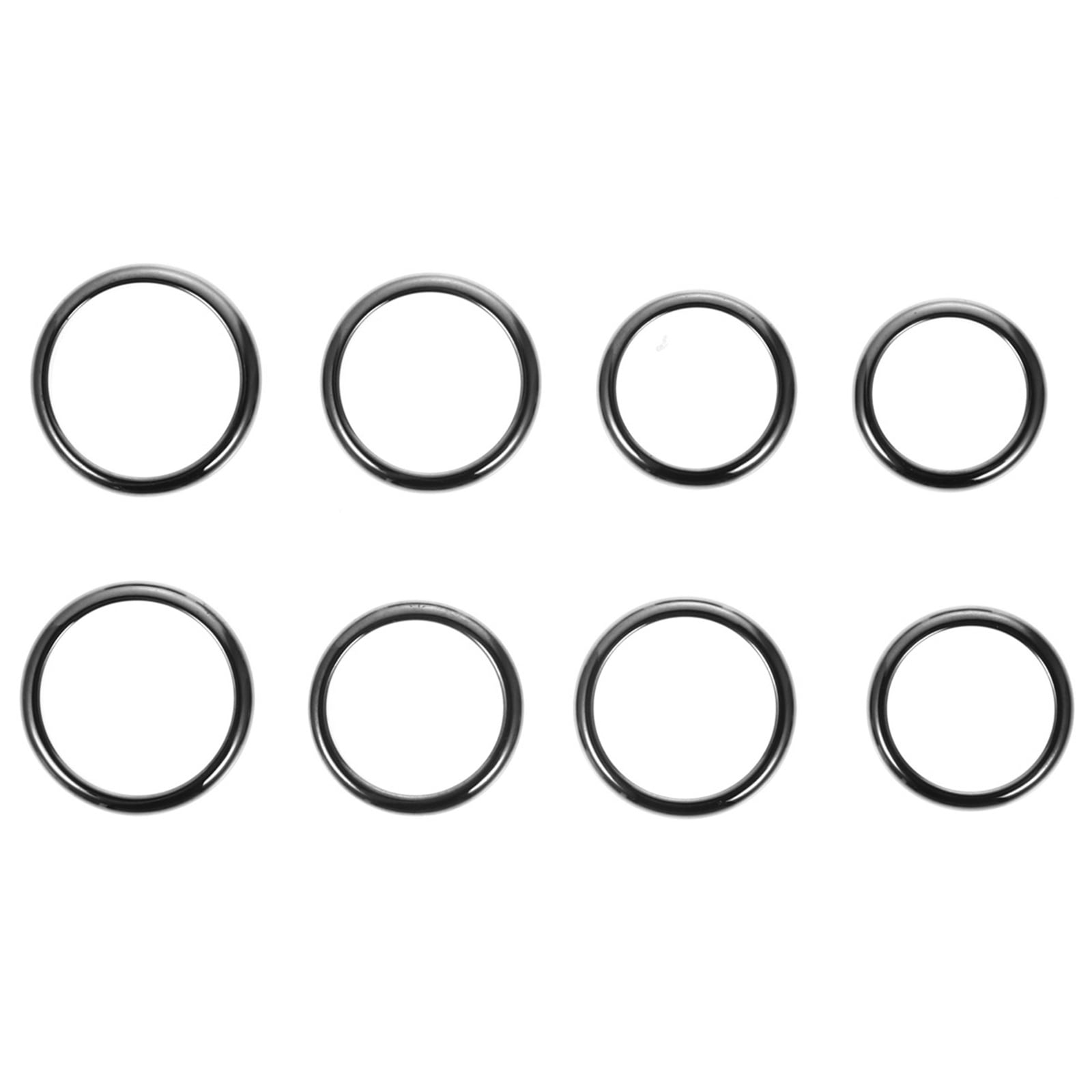 OHOIOLLA 8 Pcs Hematite Arc Surface Rings for Women Arthritis Relief ...