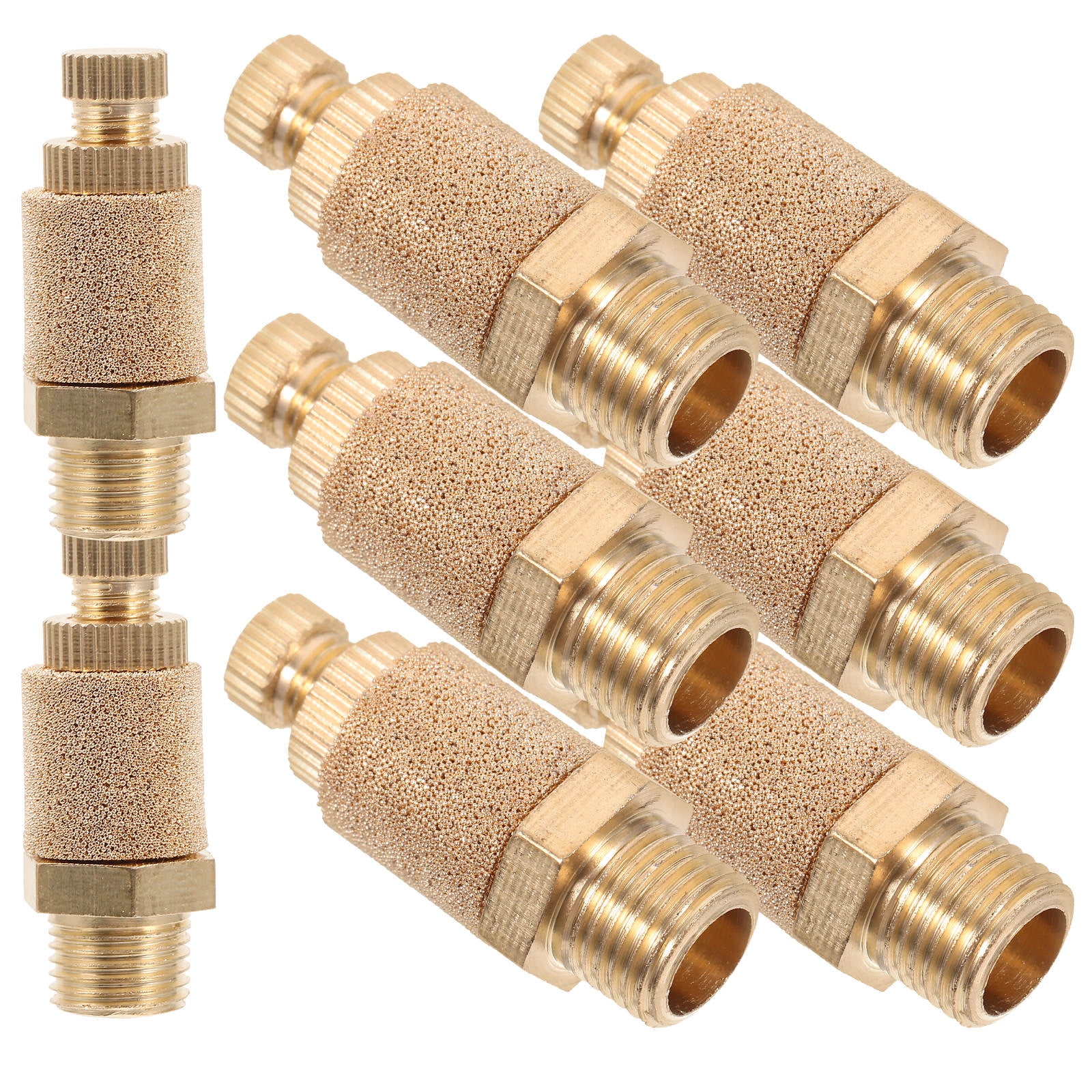 OHOIOLLA 8Pcs Pneumatic Noise Reduce Copper for Pneumatic Equipment ...