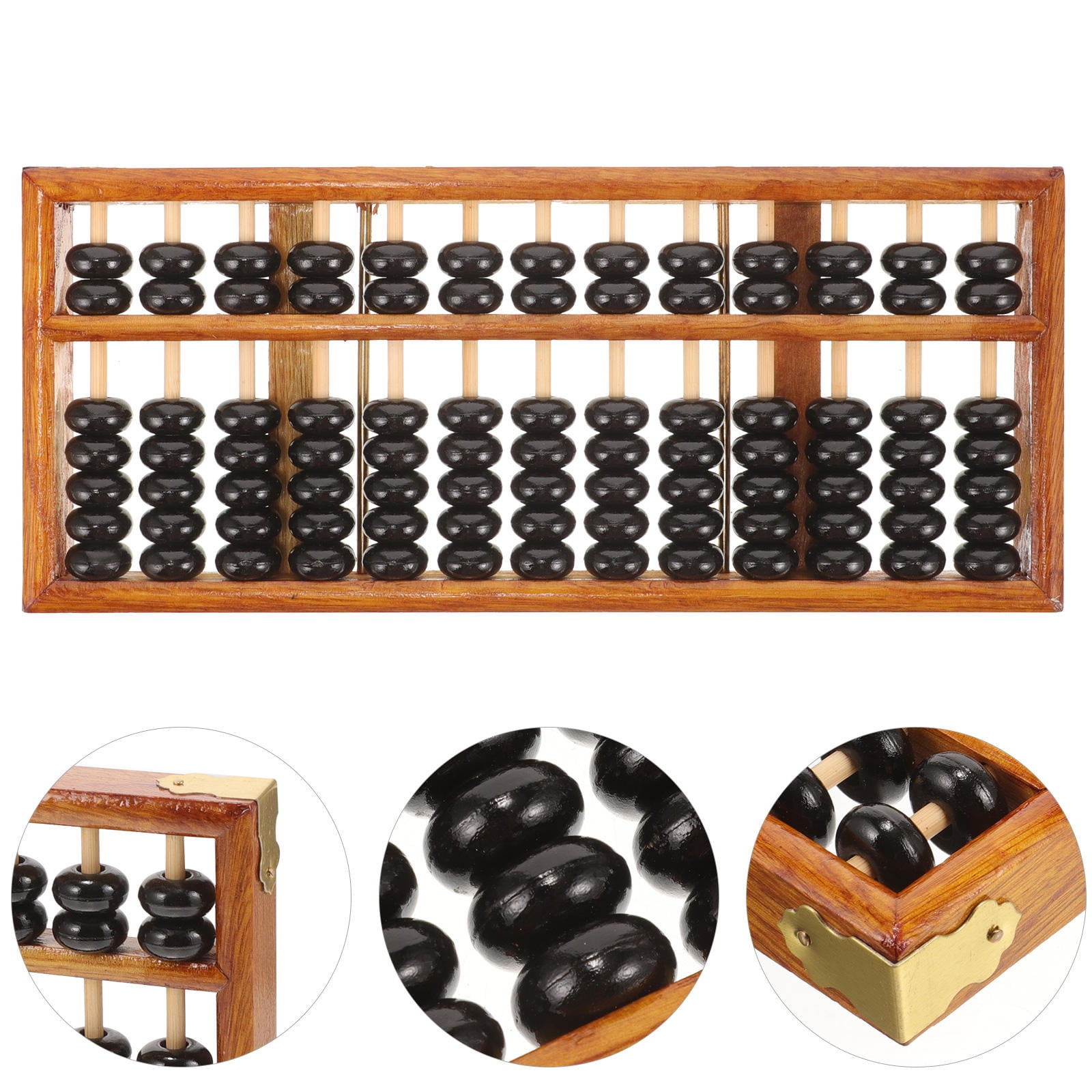 OHOIOLLA Abacus Arithmetic Frame For Kids Rectangular Wood Simple ...