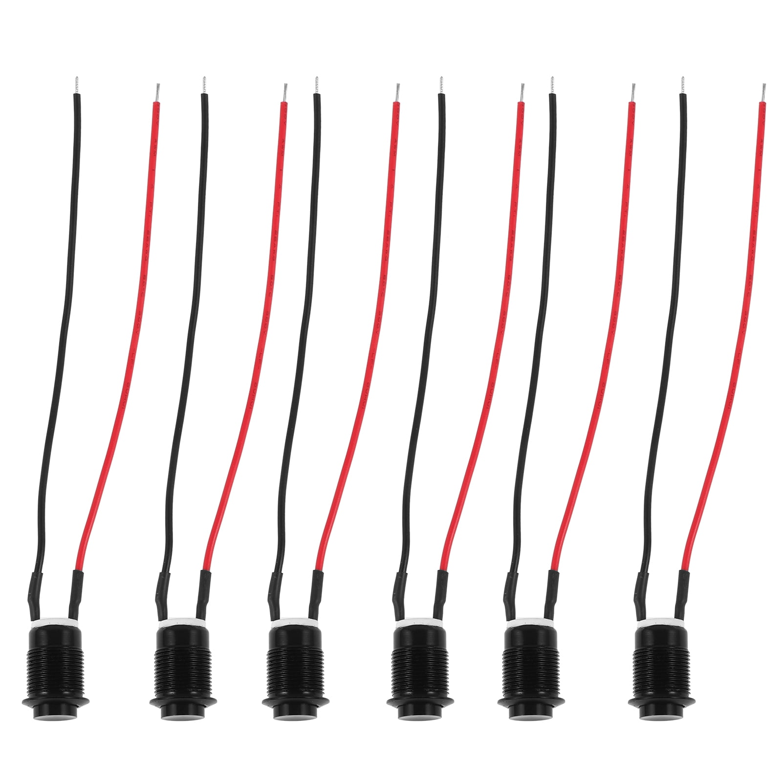 OHOIOLLA Car Small Switch 6Pack Push Button Switch Self-Resetting Brass ...
