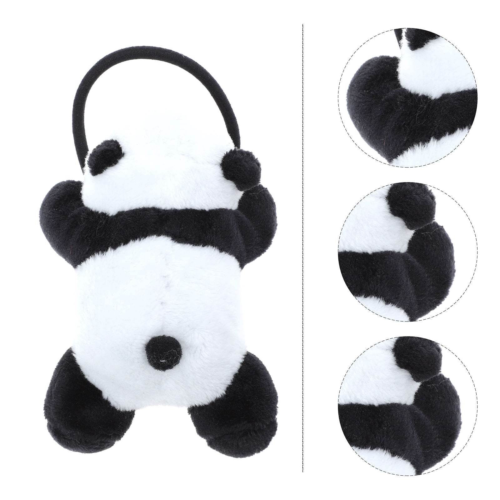 OHOIOLLA Children's Hair Rope Panda Shaped Hair Tie 1Pack for Girls and ...