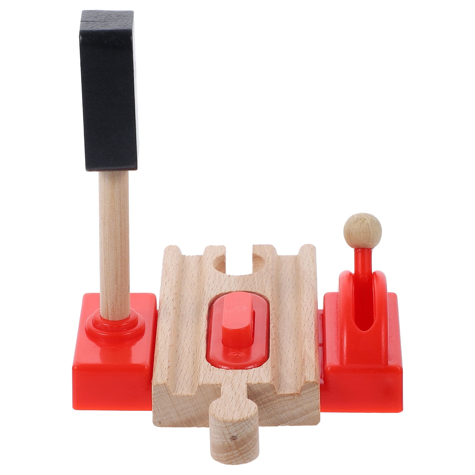 OHOIOLLA Funny Roadblock Model 1Pack Wood Train Set Accessories for ...