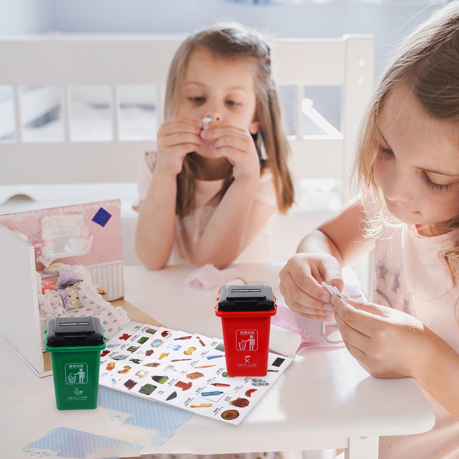 OHOIOLLA Garbage Classification Toy Game Props Assorted .5x3.5x3.1in ...