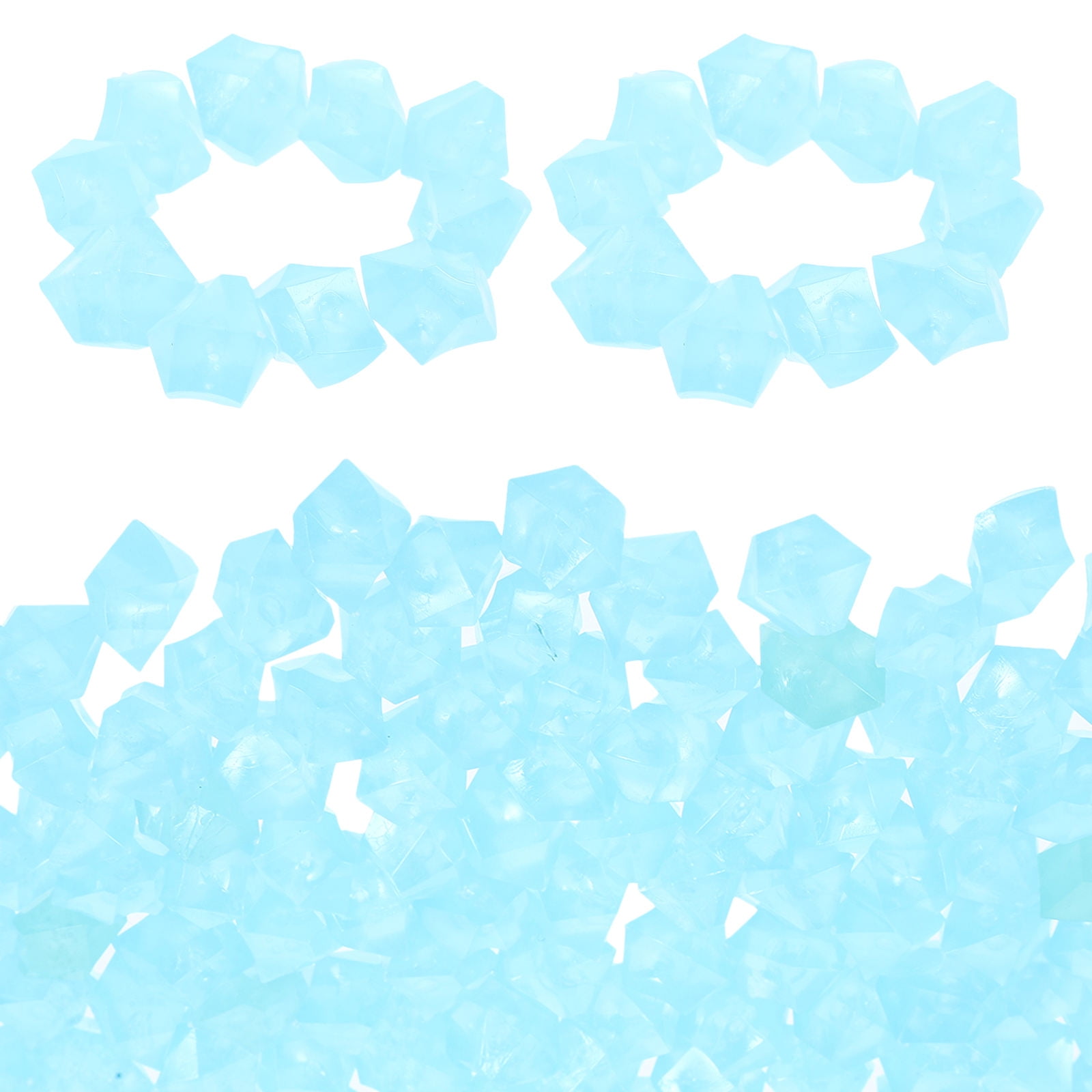 OHOIOLLA Glowing Pebbles 1 Bag Sky-Blue 1.40X1.10X1.10in for and ...