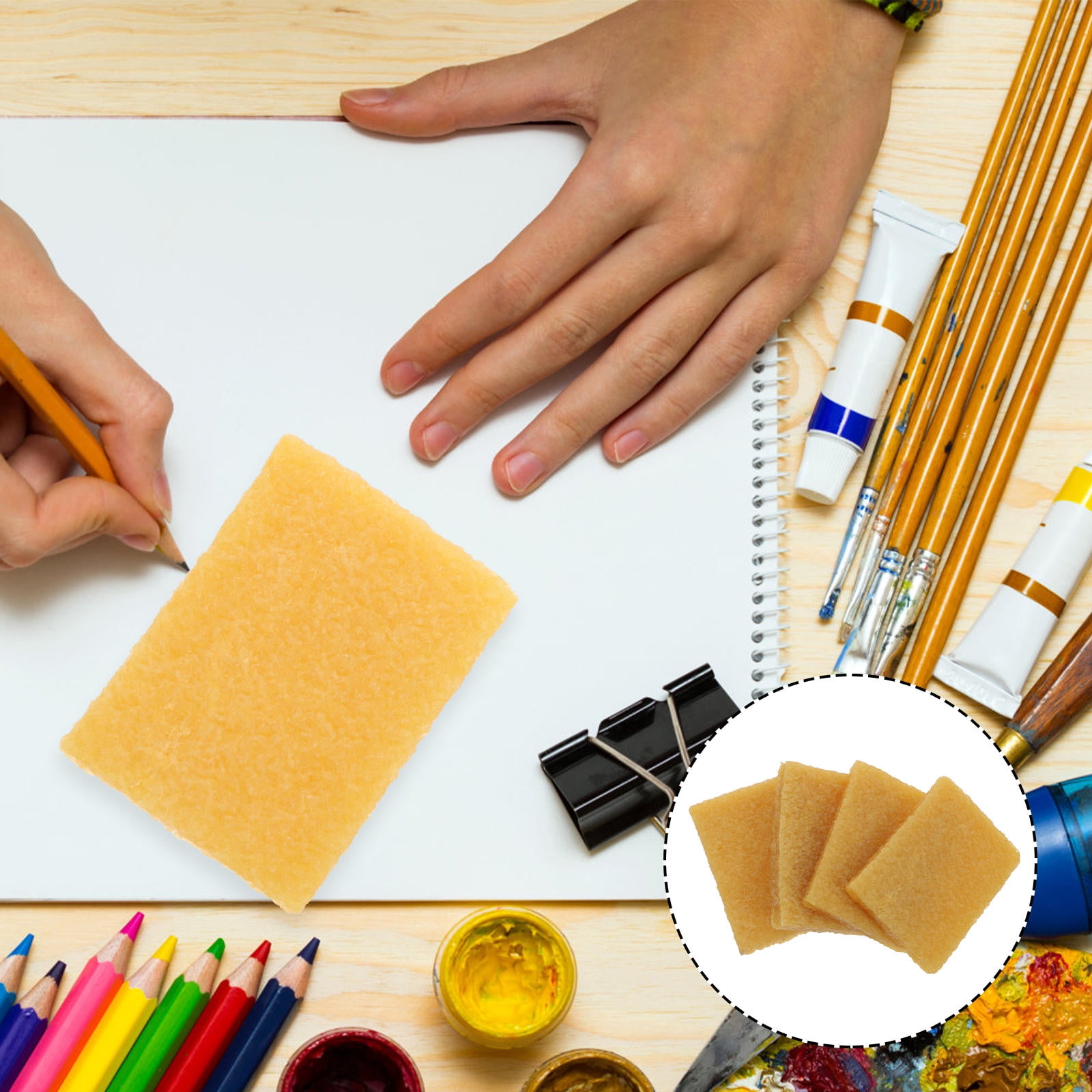 OHOIOLLA Glue Residue Eraser Simple Design Art Masking Fluid Erasers ...