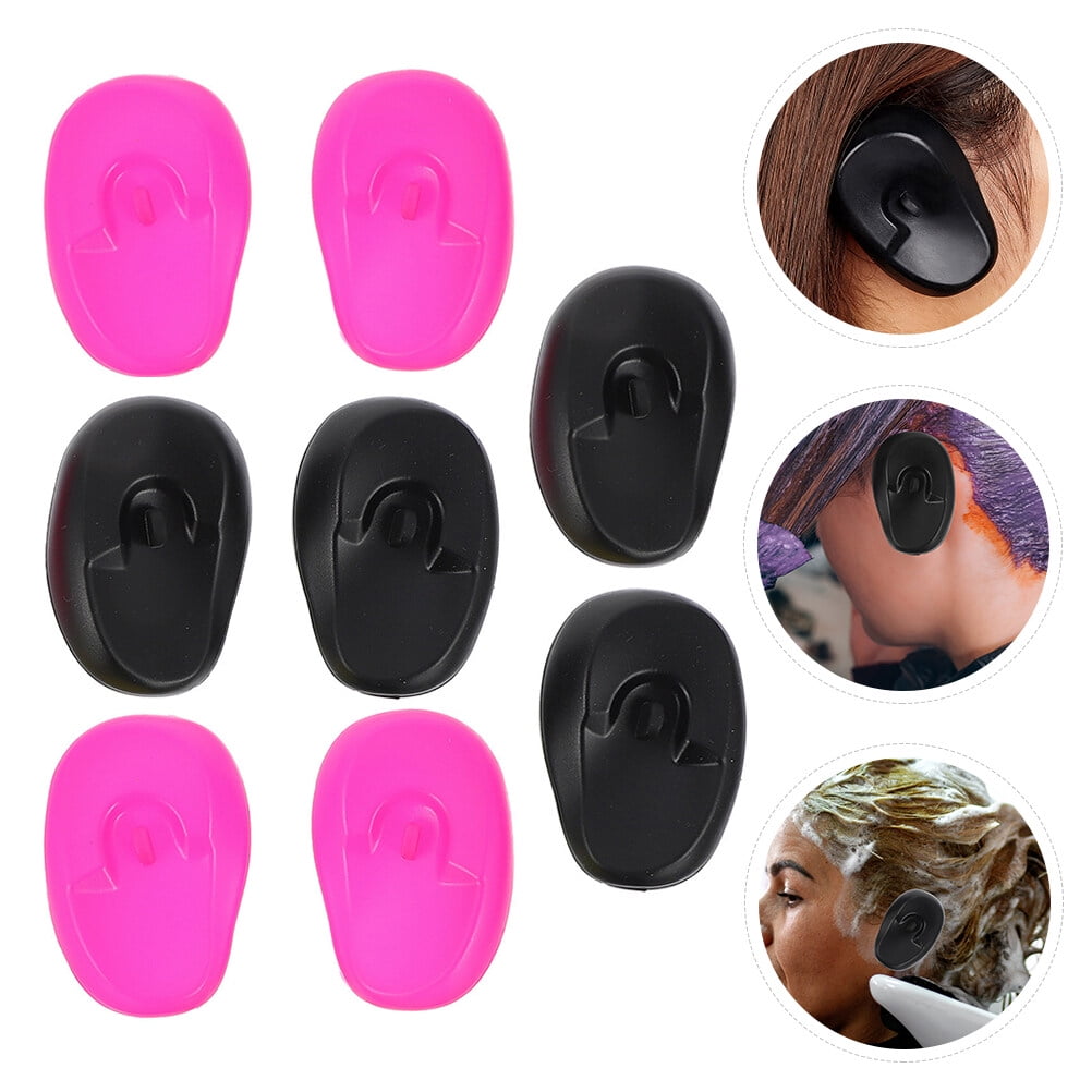 OHOIOLLA Hair Dye Ear Protectors 8Pcs Earmuff for Adults Round Pink ...
