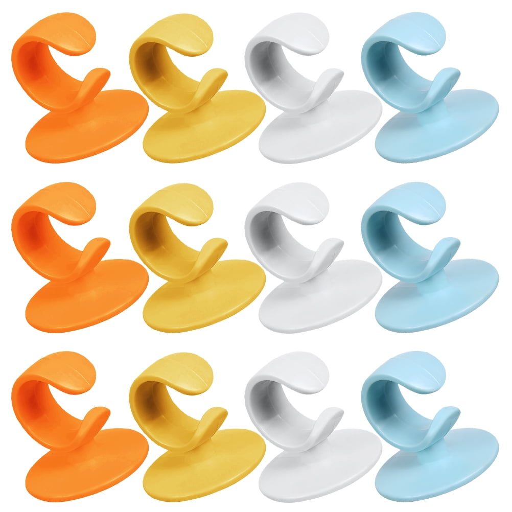 OHOIOLLA Power Plug Organizer Hook 12Pcs Assorted Color For Home ...